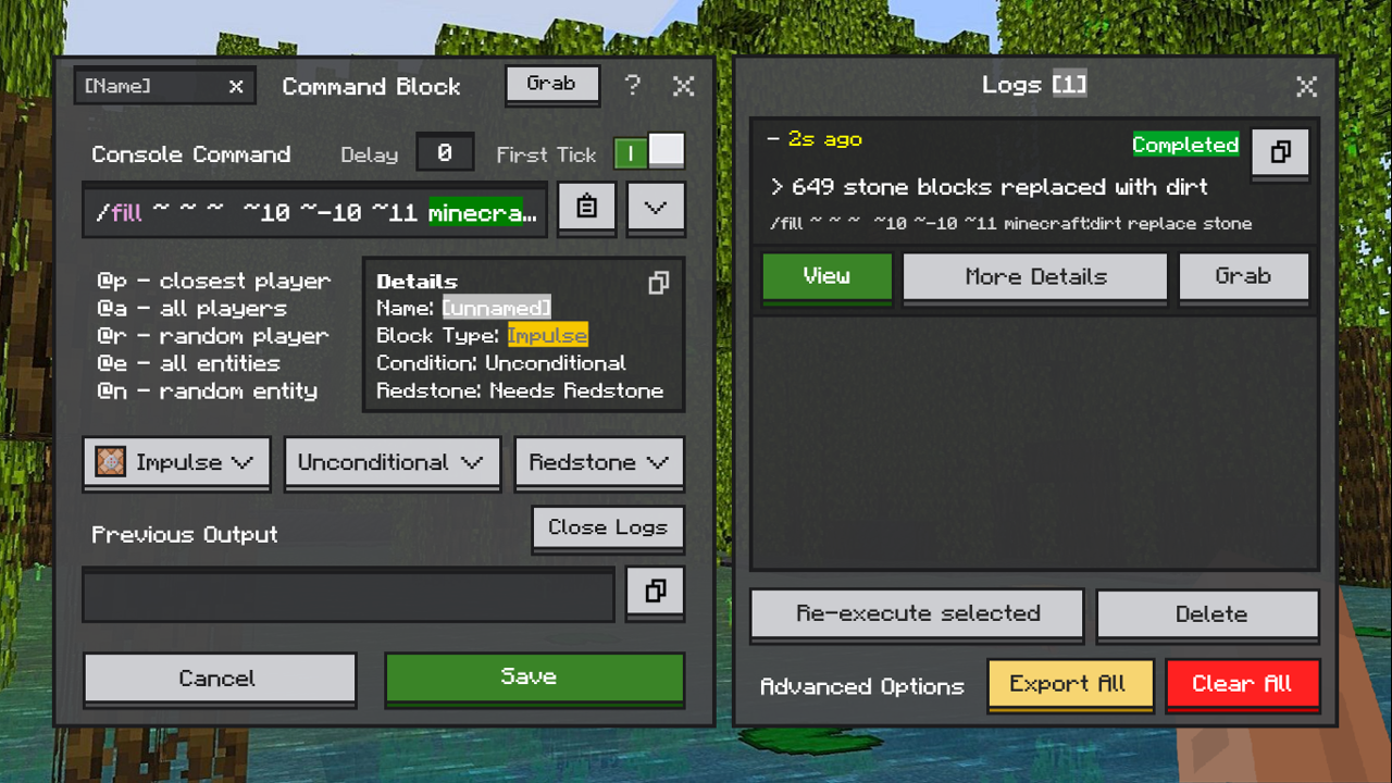 Command Block redesign for bedrock | Scrolller