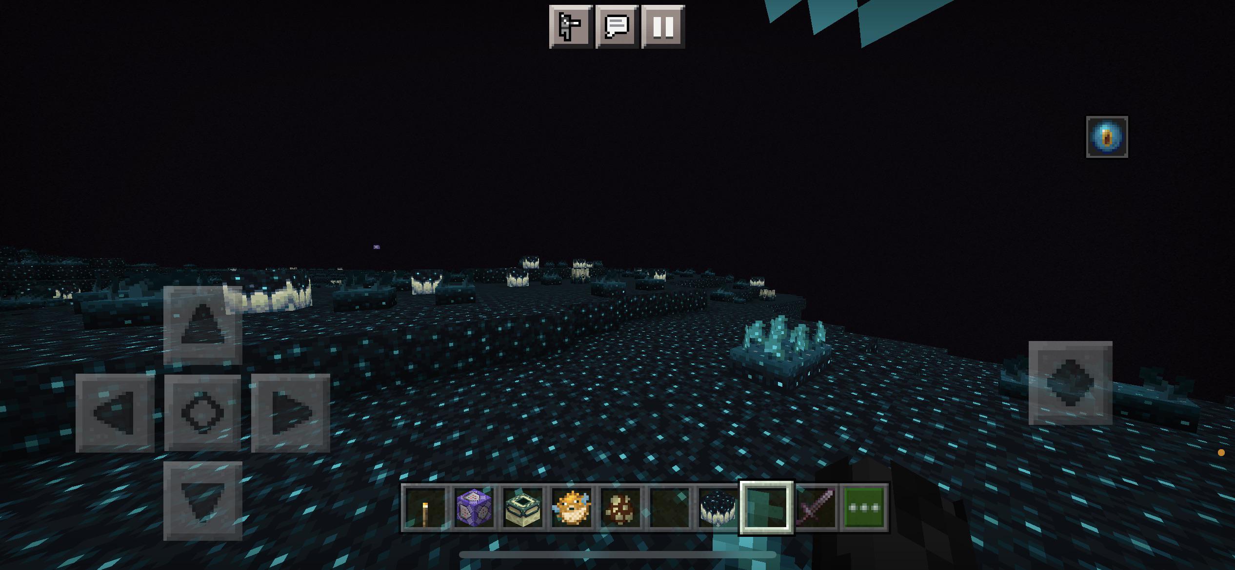 Made the end into sculk using command blocks | Scrolller