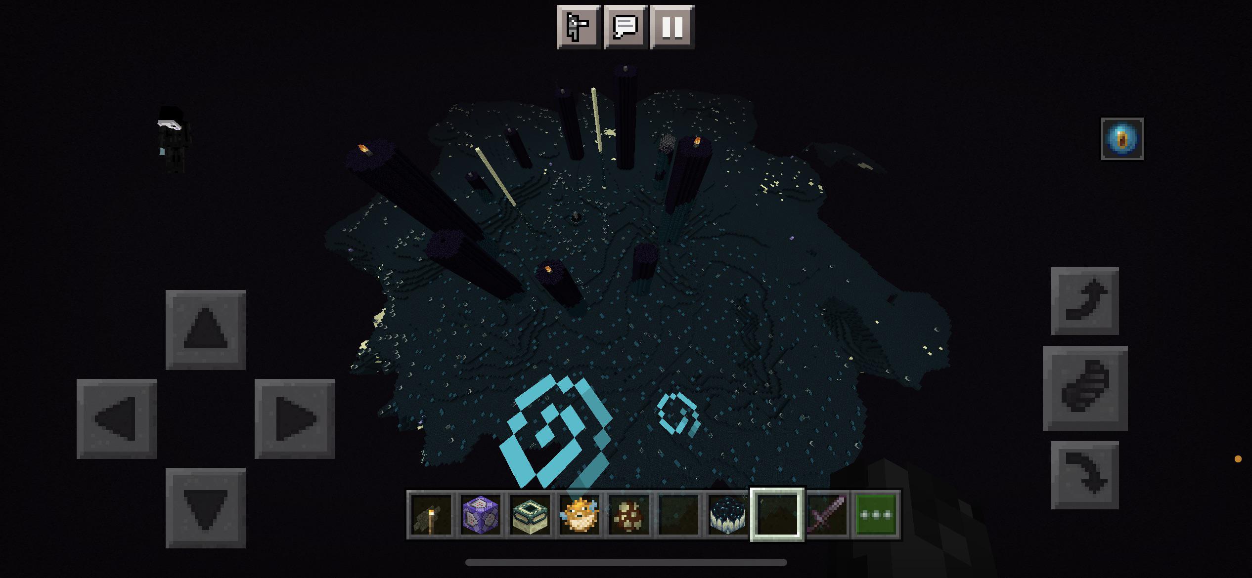 Made the end into sculk using command blocks | Scrolller