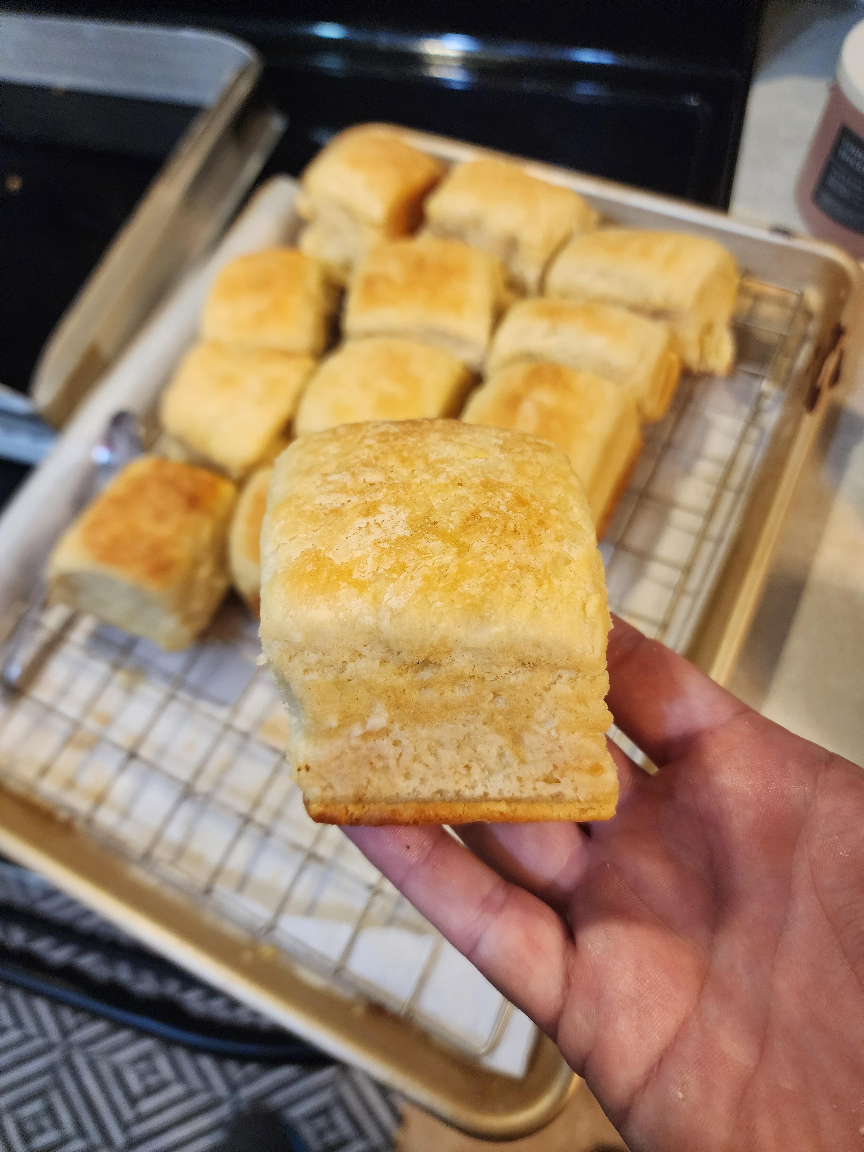 [Homemade] Braised Pot Roast with Buttermilk Yeast Biscuits. | Scrolller