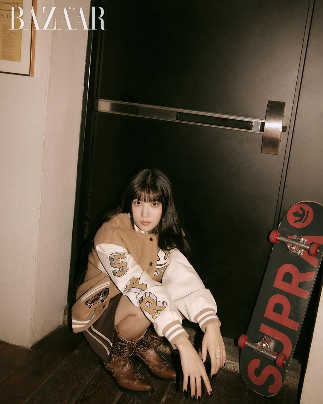 Kwon Eunbi - Harper’s Bazaar Korea x SUPRA (Pictorial Preview - November 2023 Issue) | Scrolller