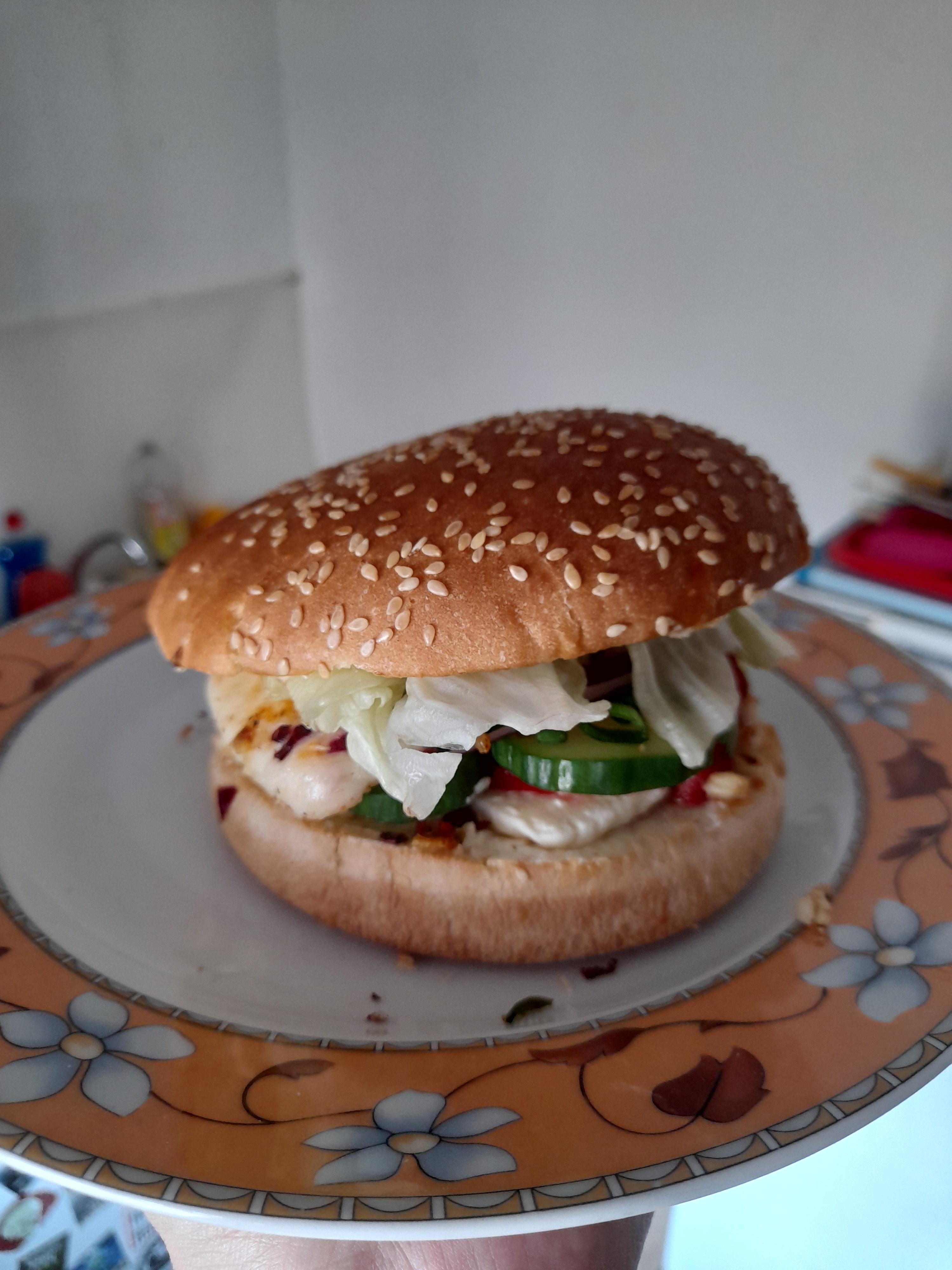 [Homemade] Halloumi Burger | Scrolller