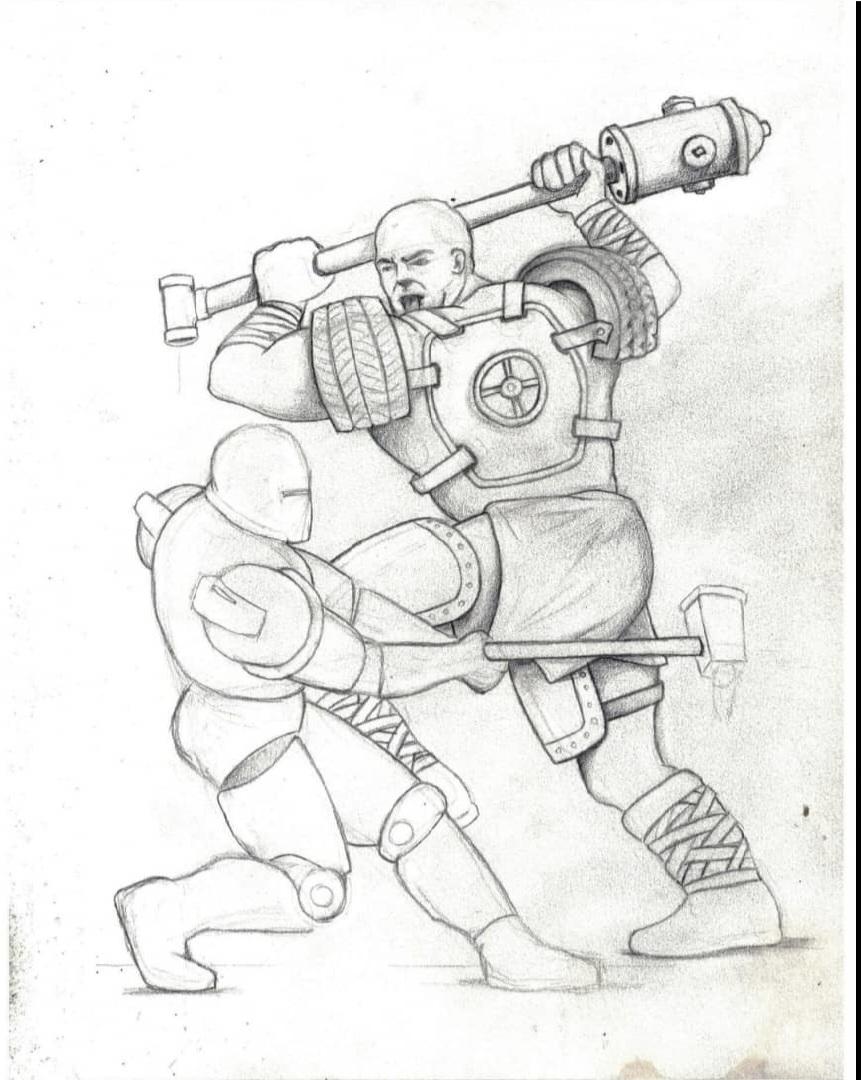 Super Mutant Vs. Super Sledge. Fallout fan art by 3rd Half | Scrolller