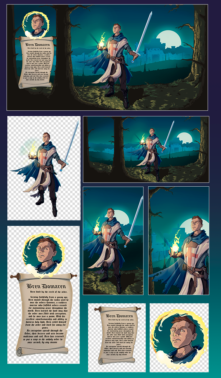 [FOR HIRE] Illustrator and concept artist - fantasy, sci-fi, characters, environments and props ...