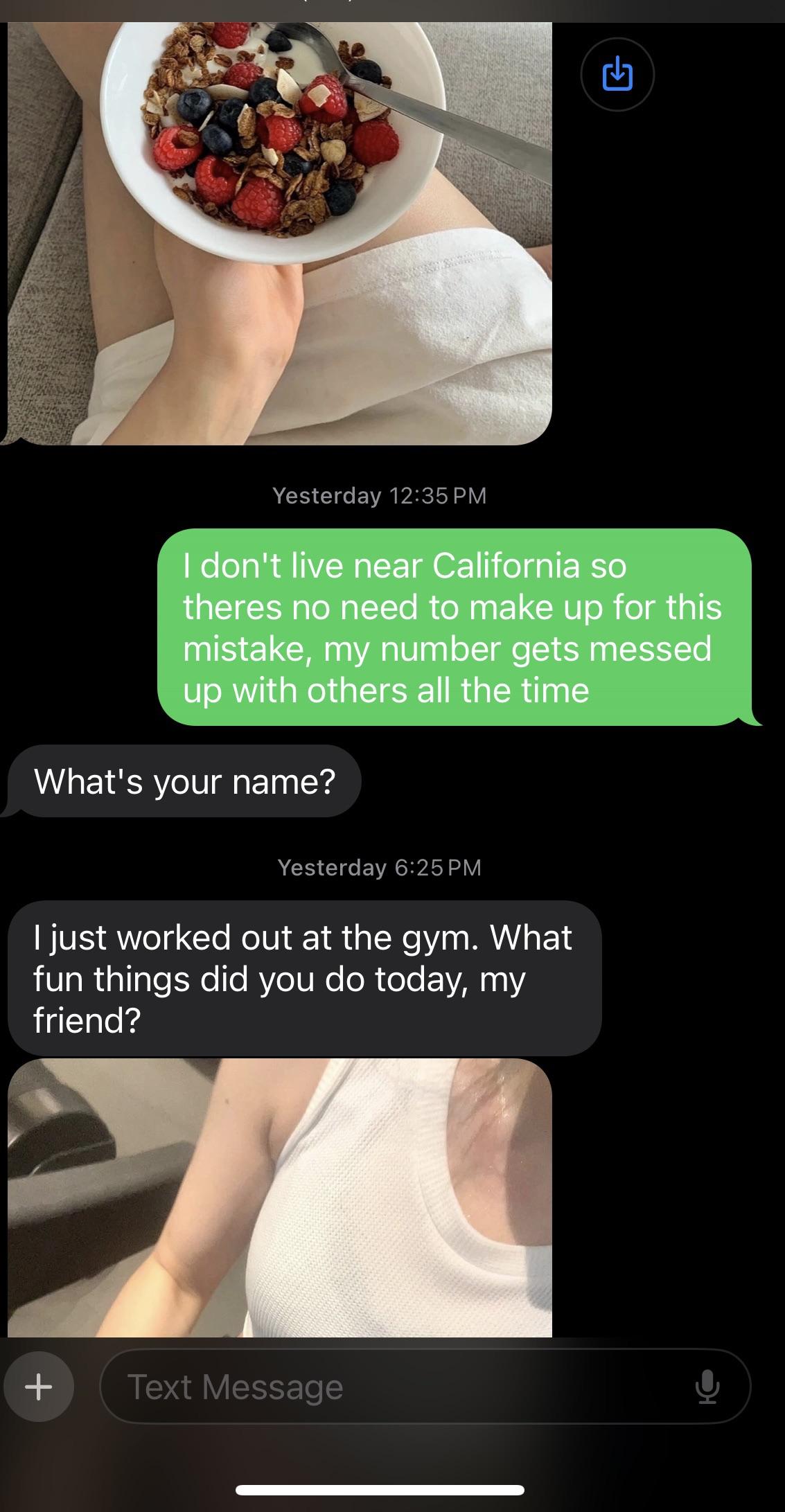 First scam text | Scrolller