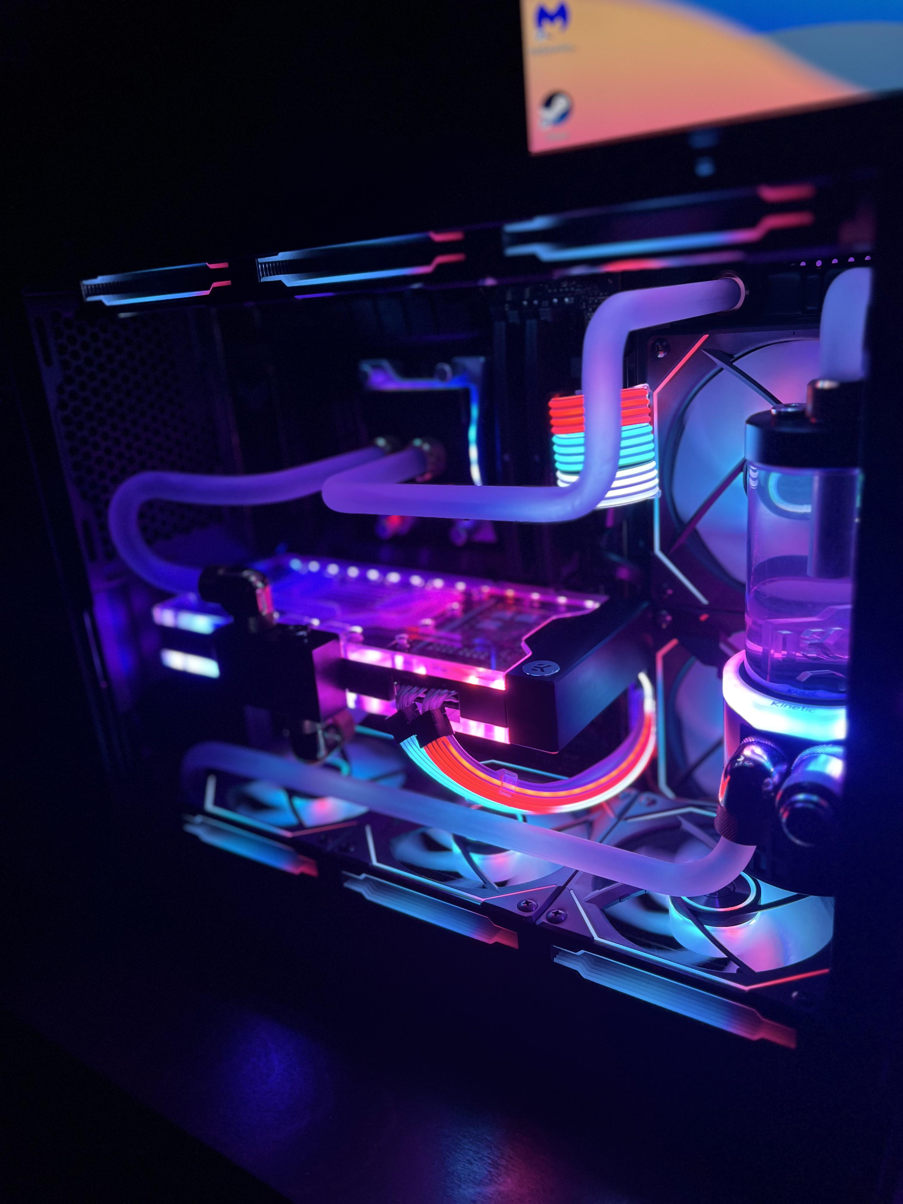 First build over 5 months in the making! Water cooling was a must. | Scrolller