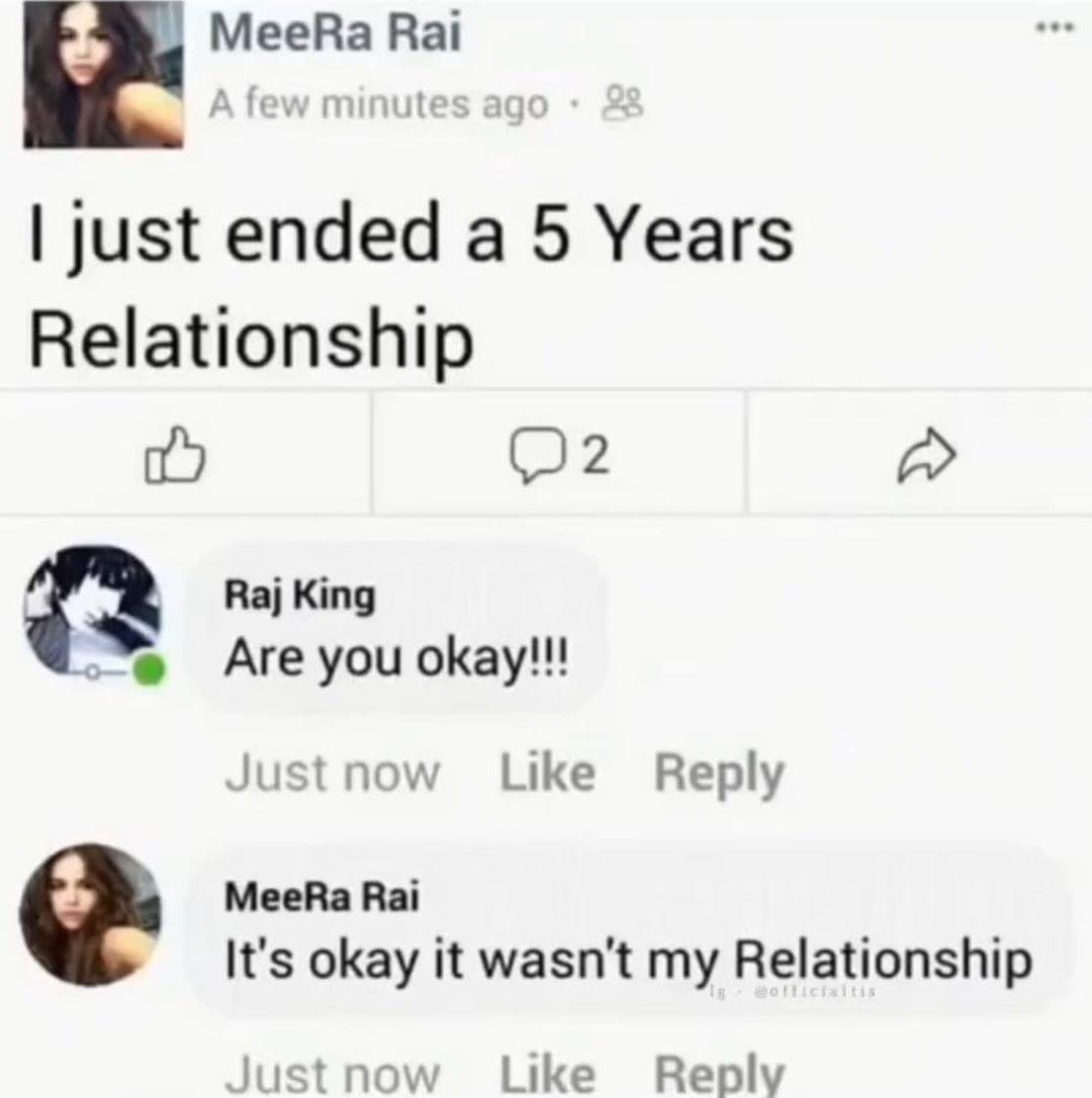 Ending a relationship | Scrolller