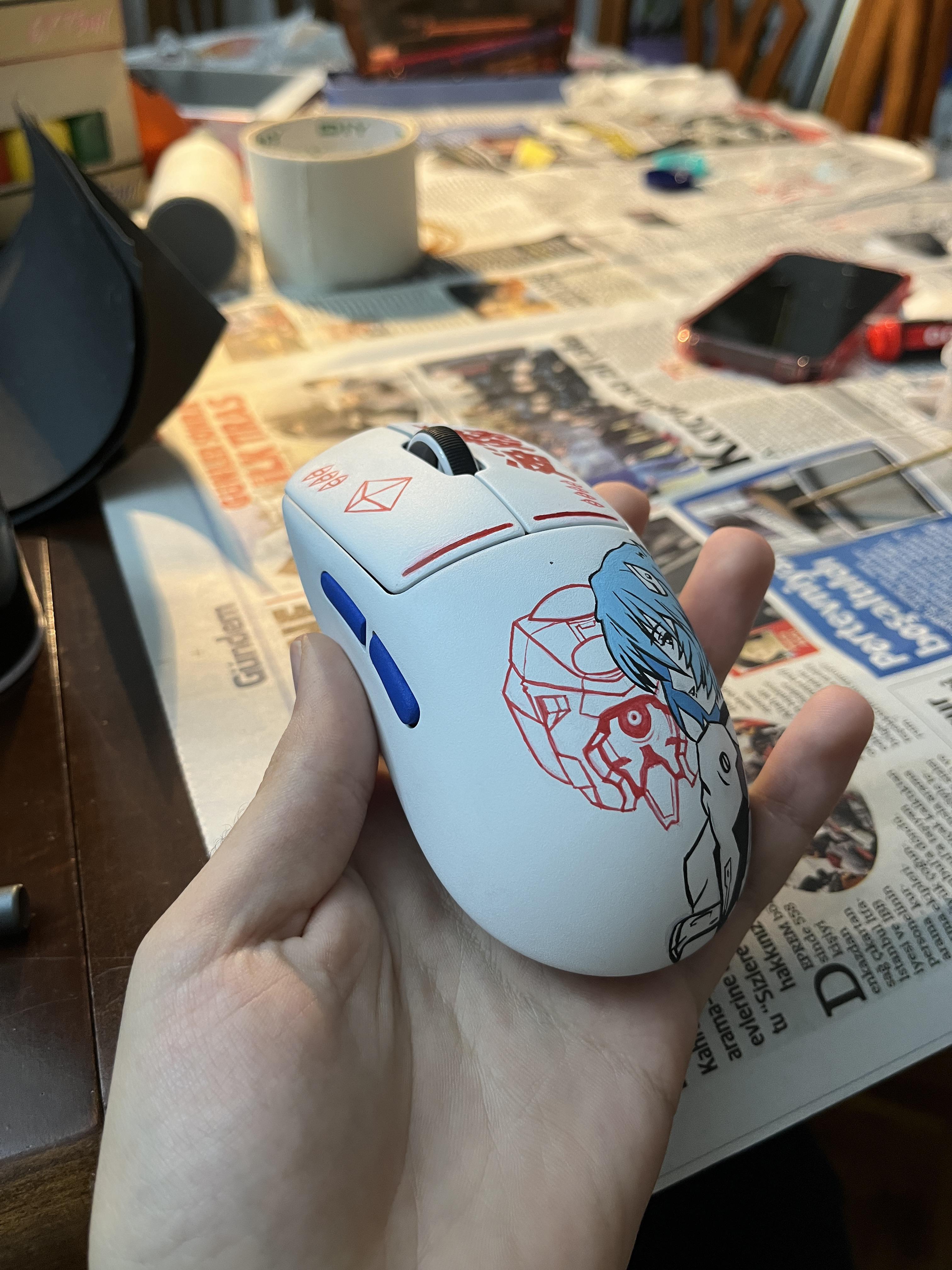 Hi, I did a custom mouse. | Scrolller