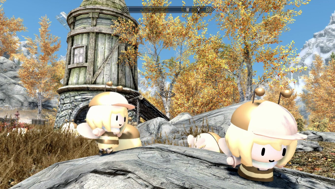 Smol Ame Bee in Skyrim | Scrolller