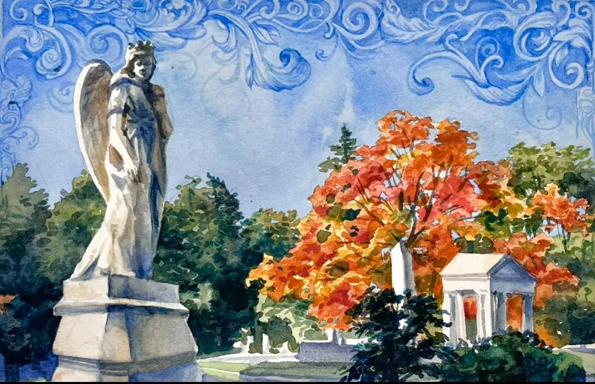 Discover more like CemeteryPorn: Painting of where HP love craft is buried and Related Content ...