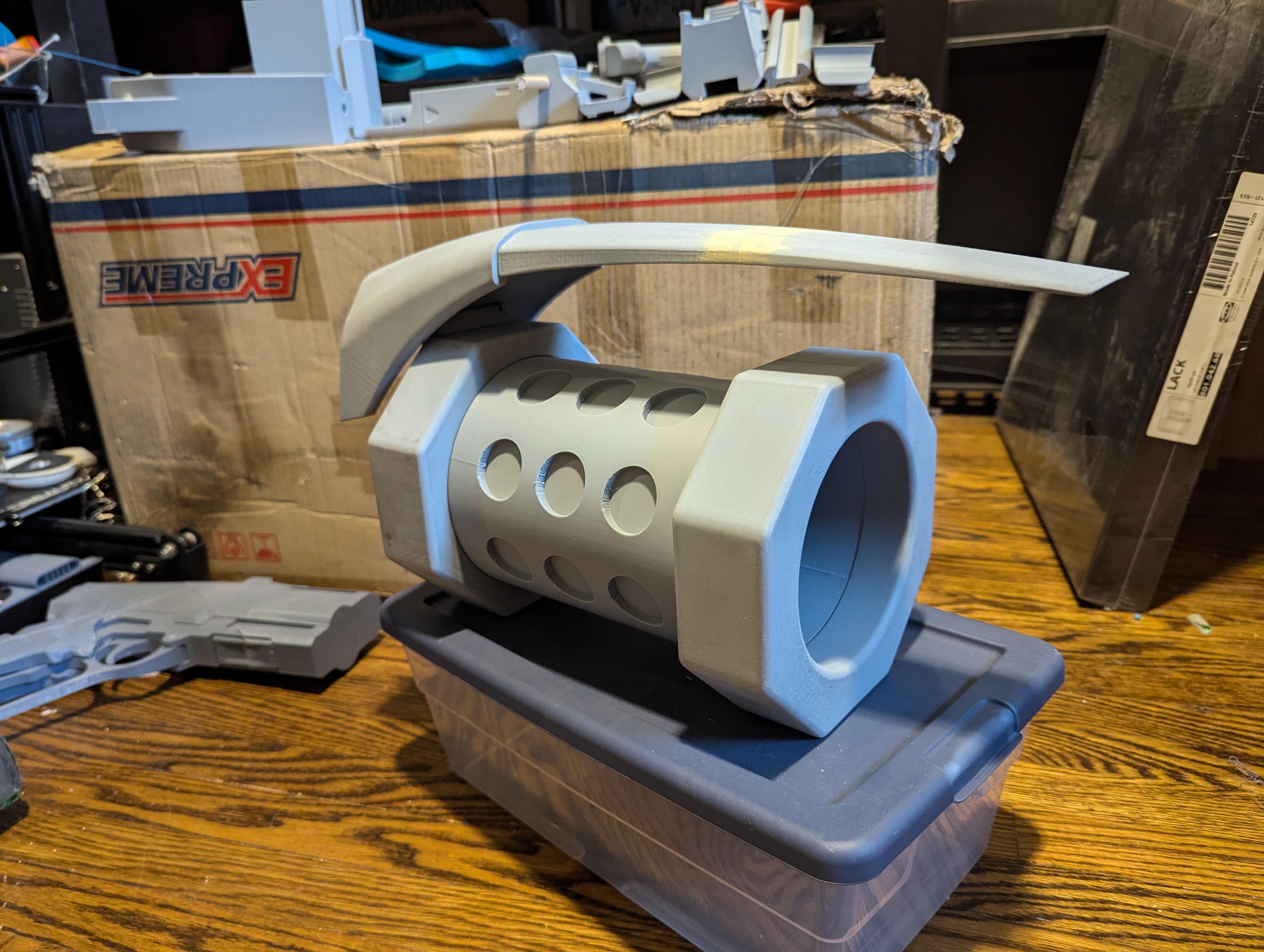 I designed and 3D printed Bakugo's stealth gauntlets from the world heroes mission movie | Scrolller