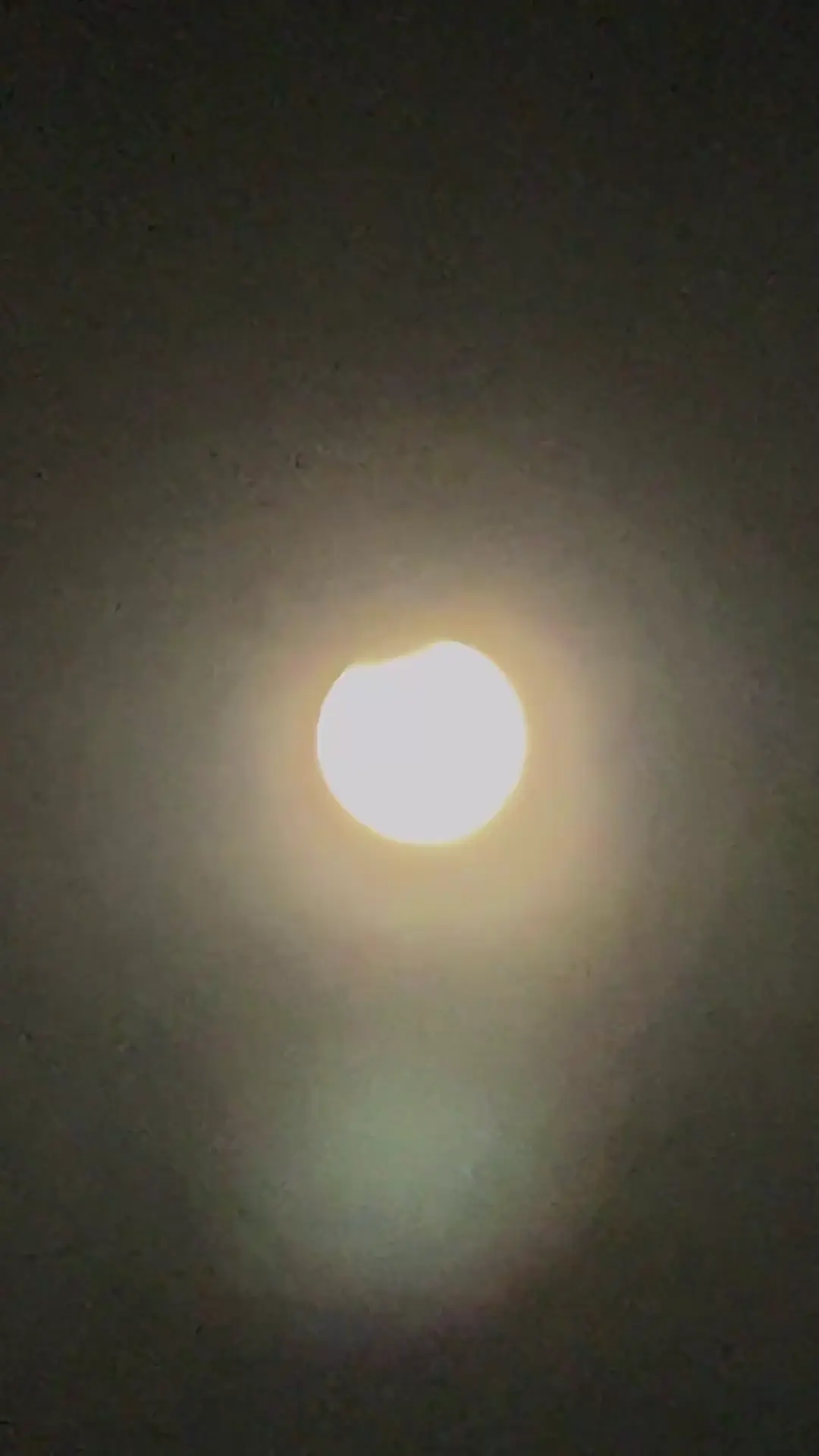 Partial eclipse last night. | Scrolller