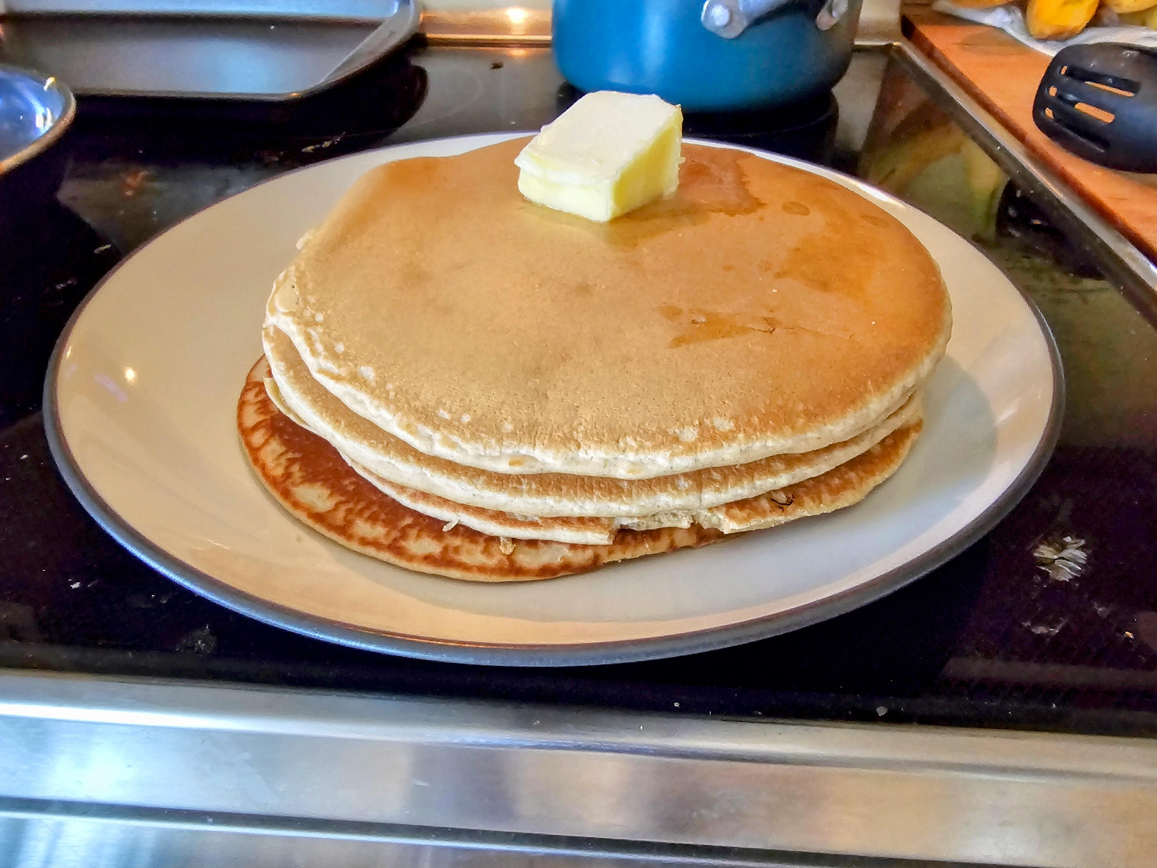 [homemade] oat flour pancakes | Scrolller