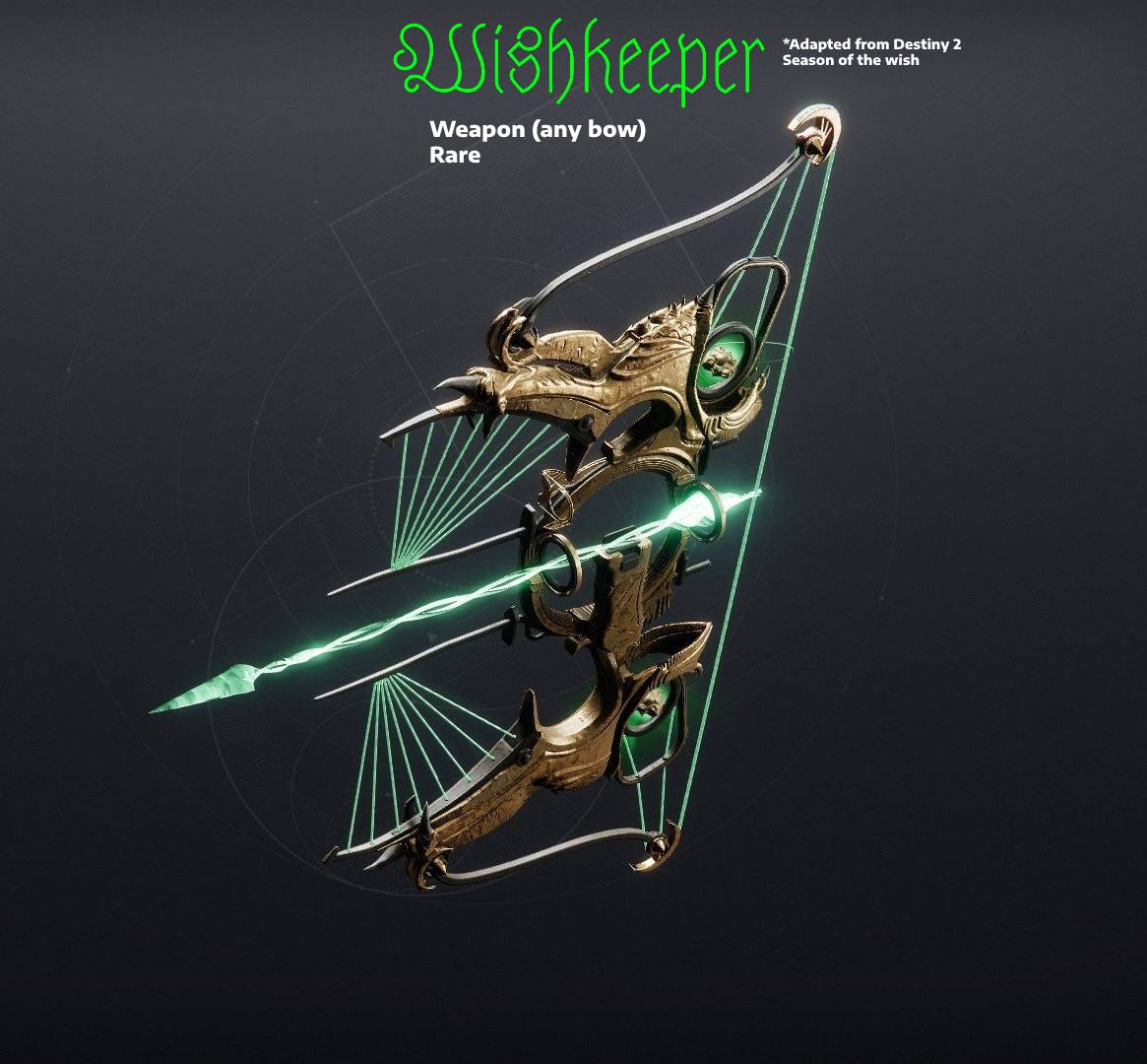 Wishkeeper Rare Magic Bow from Destiny 2! | Scrolller