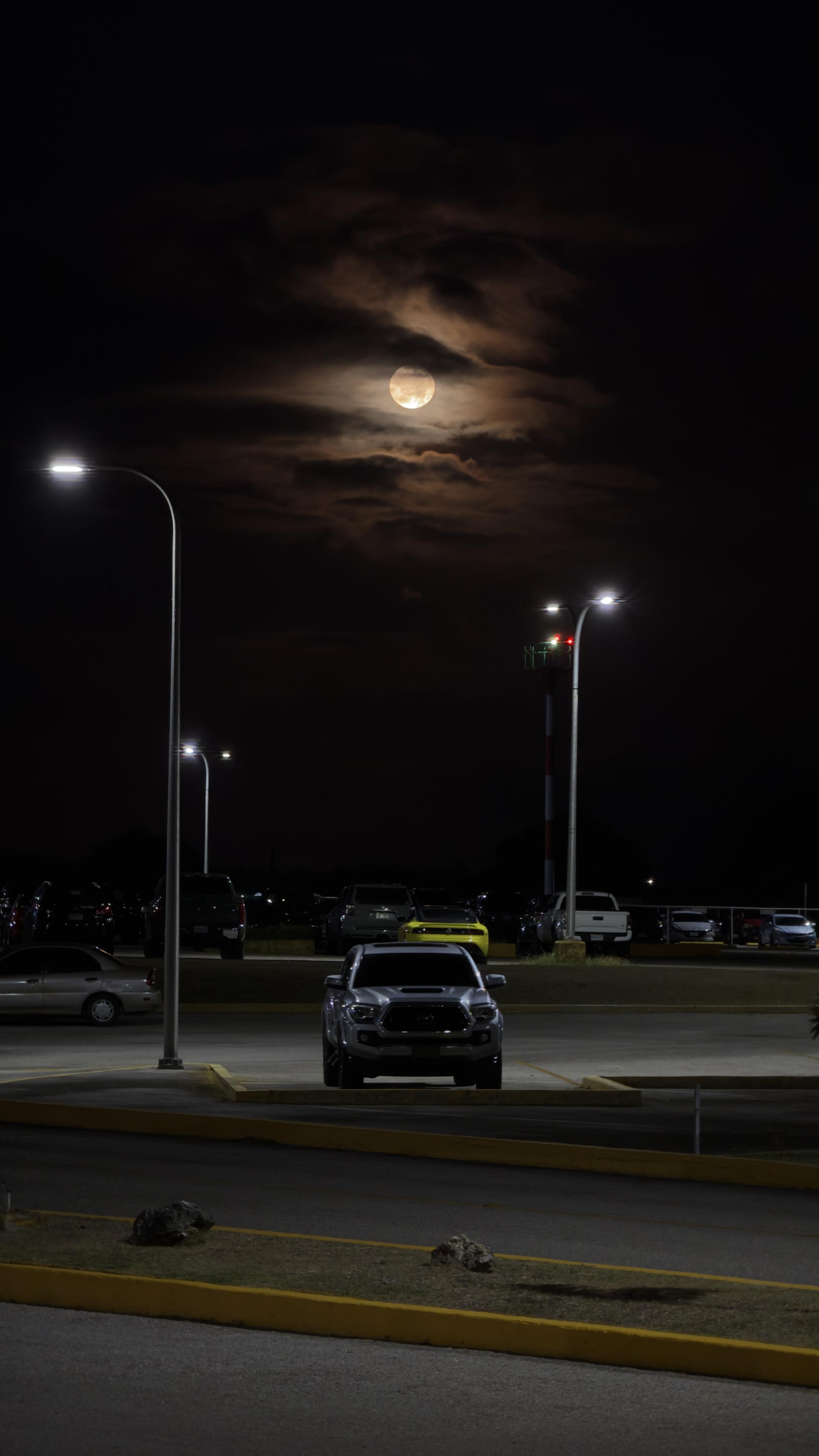 Peeking moon, Northern Mariana Islands(Saipan) | Scrolller