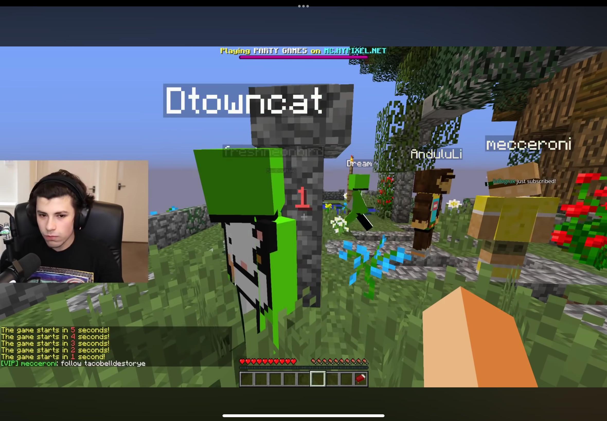 peele/pili on an old hypixel stream | Scrolller