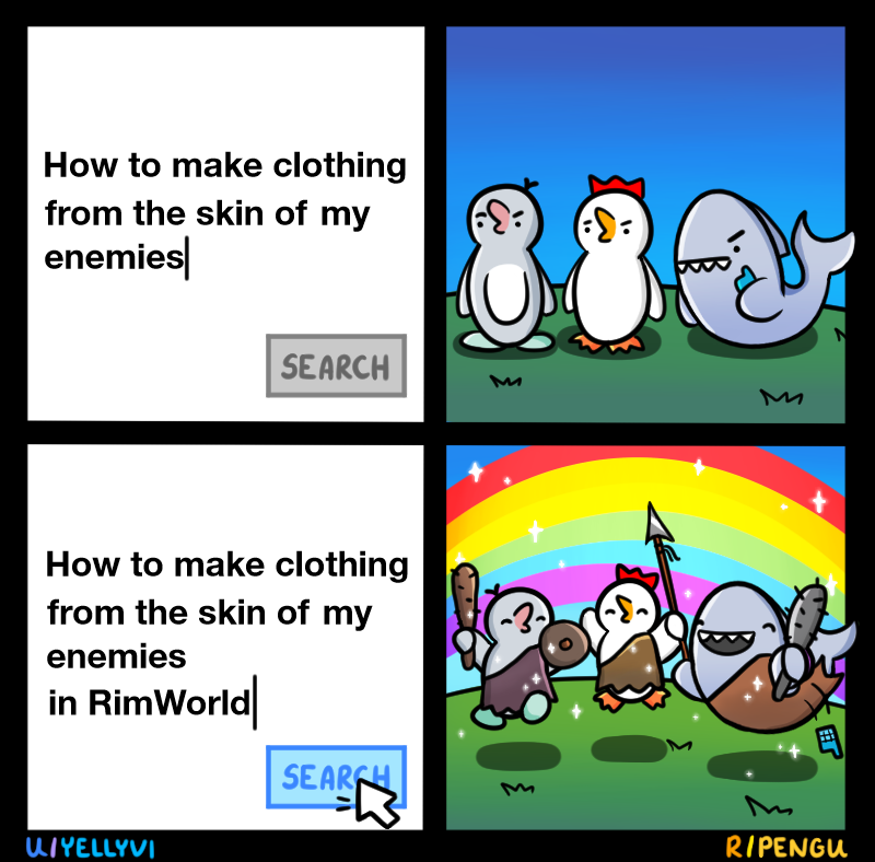 Pengu in RimWorld - Living the fantasy | Scrolller