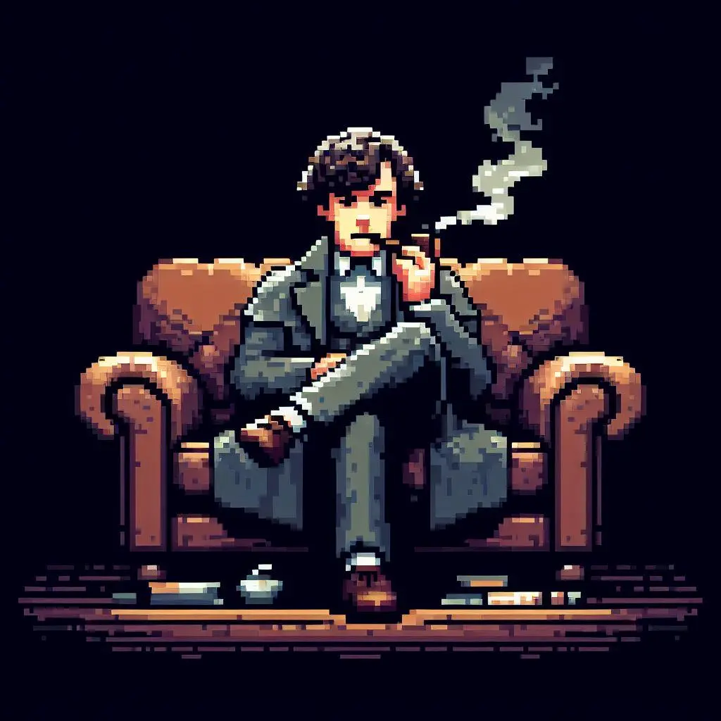 Pixel Art Sherlock Holmes!! | Scrolller