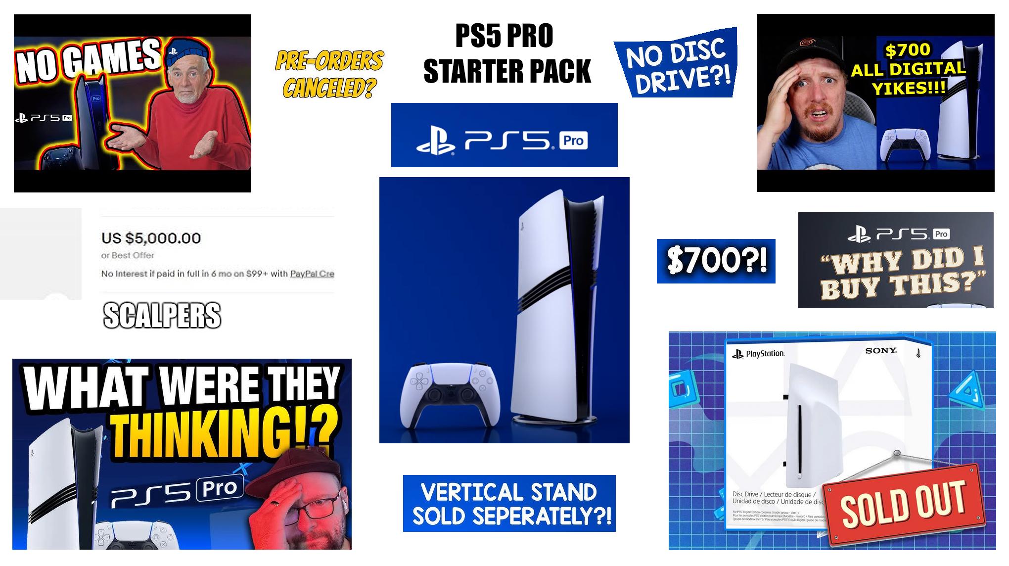 PS5 Pro Starter Pack | Scrolller