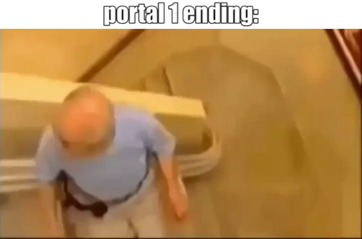 portal 1 ending be like | Scrolller