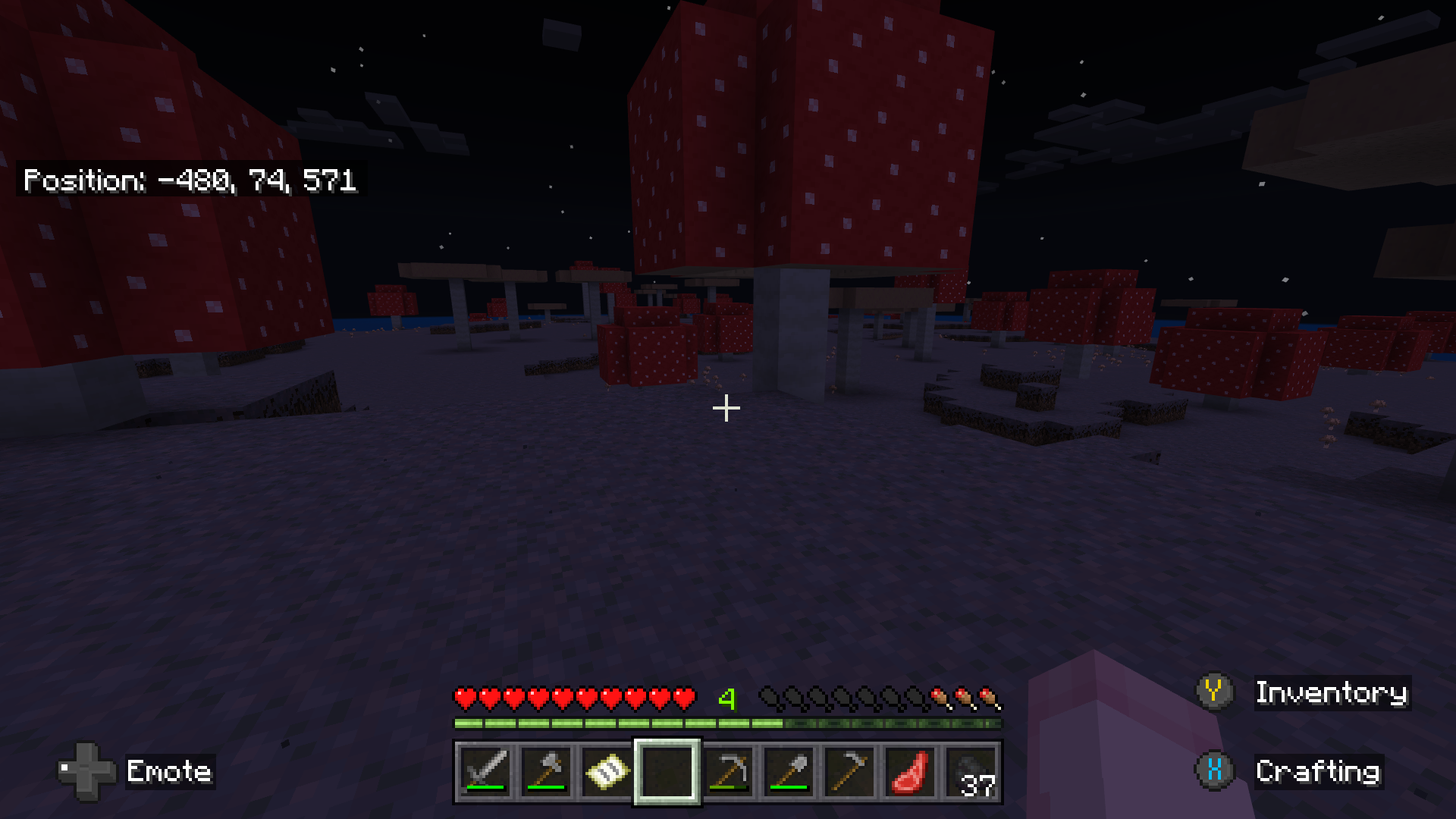 HUGE mushroom island near spawn. | Scrolller