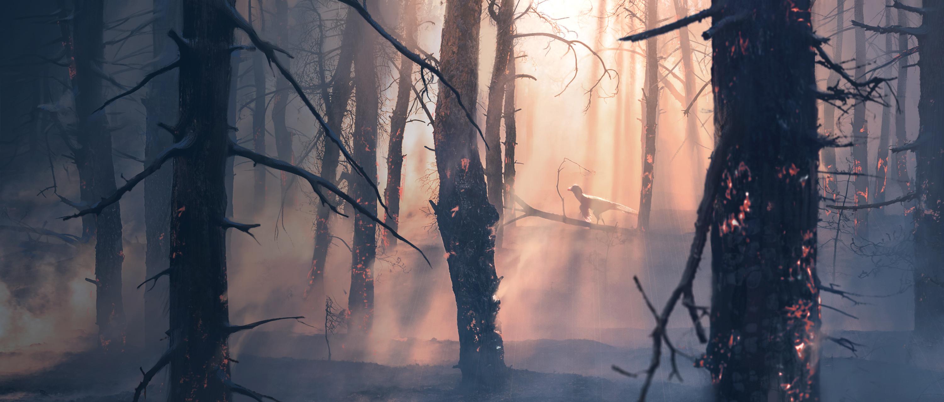 Prehistoric Planet: Burnt Forest by Jama Jurabaev | Scrolller