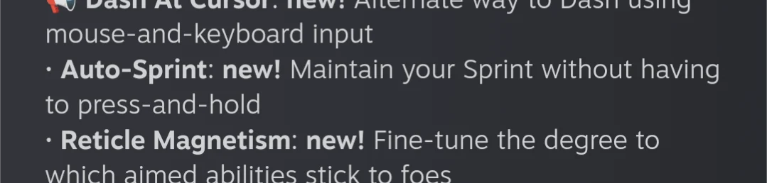 PSA: Auto-Sprint added in settings | Scrolller