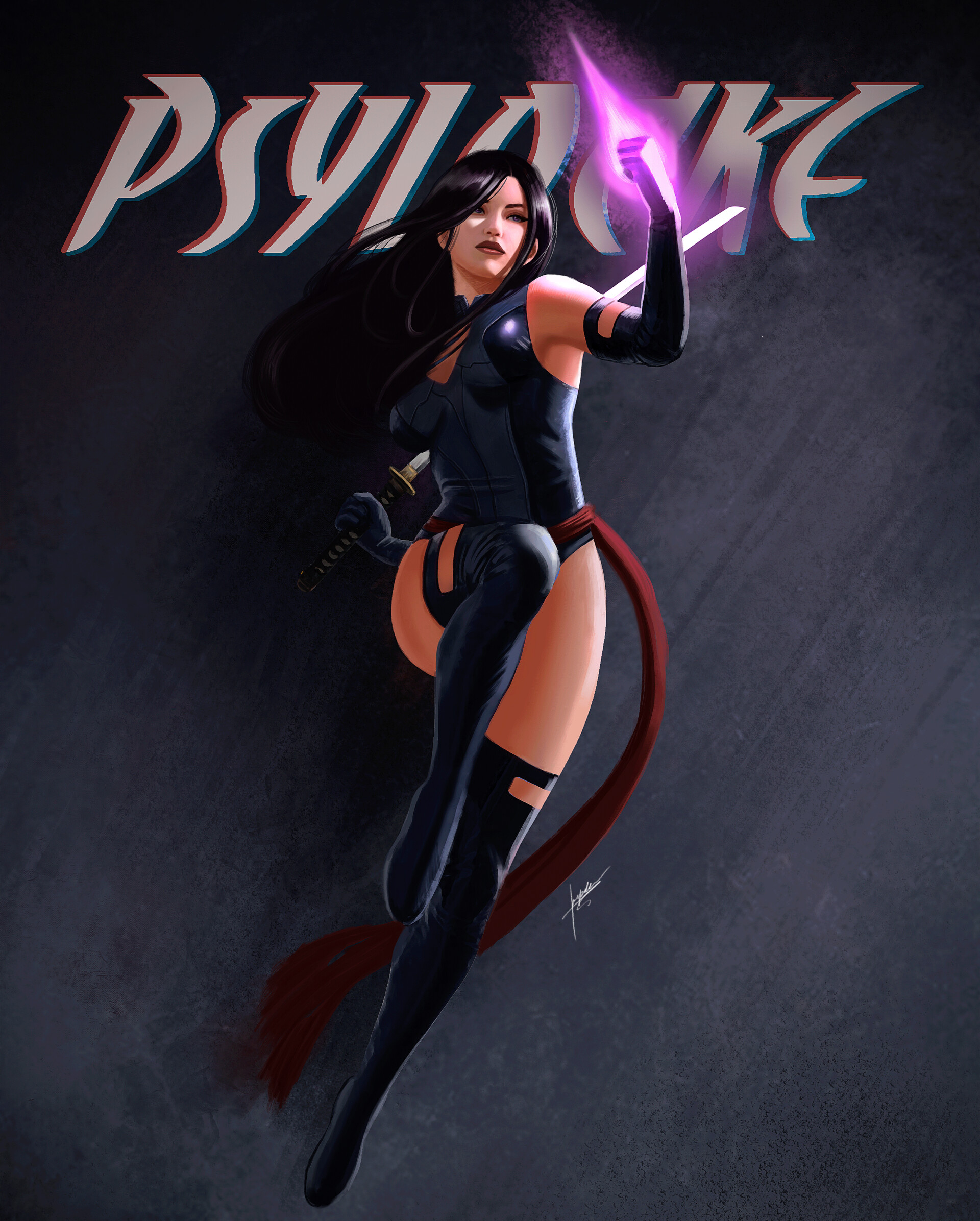 Psylocke by Phigso | Scrolller