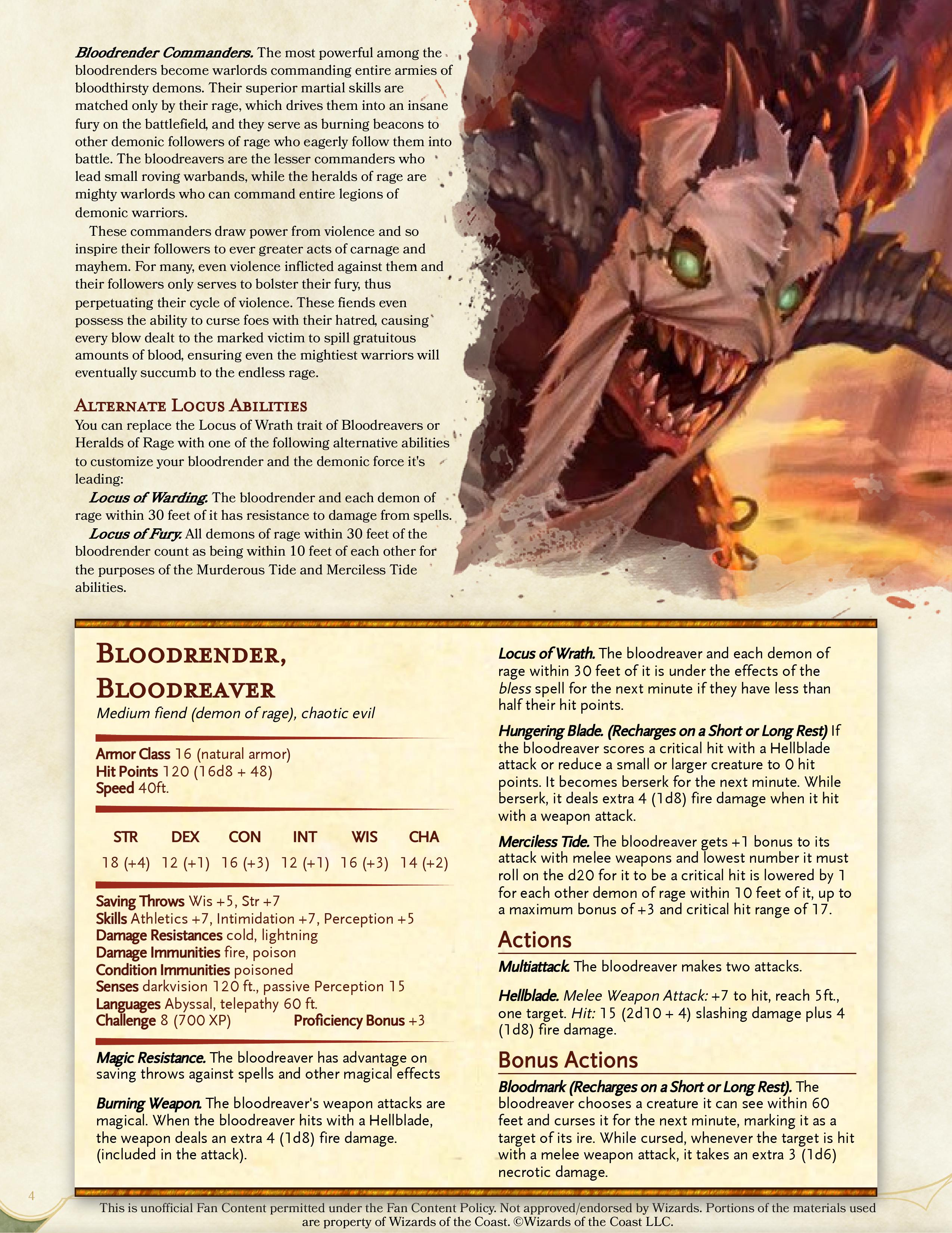 Bloodrenders - Demonic Warriors of Rage Inspired By Warhammer (Includes Elite & Commander ...