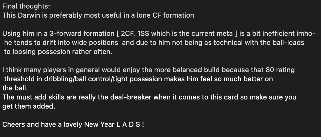 A (somewhat) comprehensive guide/build suggestions on Darwin Nunez ...