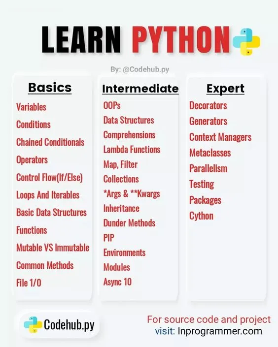 Python Programming Roadmap | Scrolller