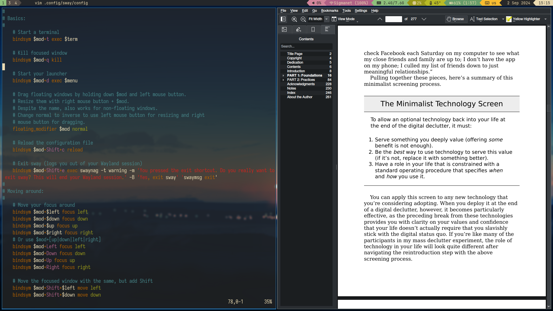 My perfect linux setup for uni & reading | Scrolller