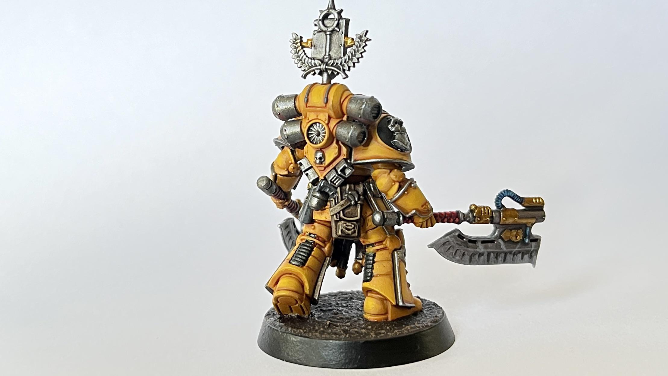 Dipped my toe into 30k for the first time with Fafnir Rann, first time painting yellow power ...