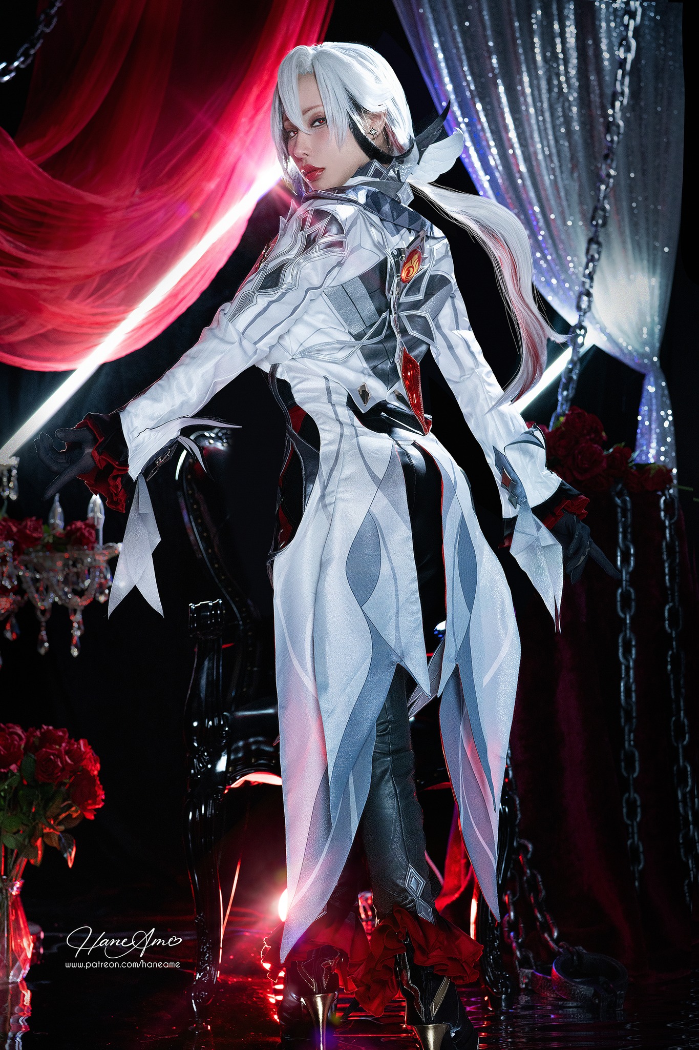 Genshin Impact Arlecchino cosplay HaneAme | Scrolller