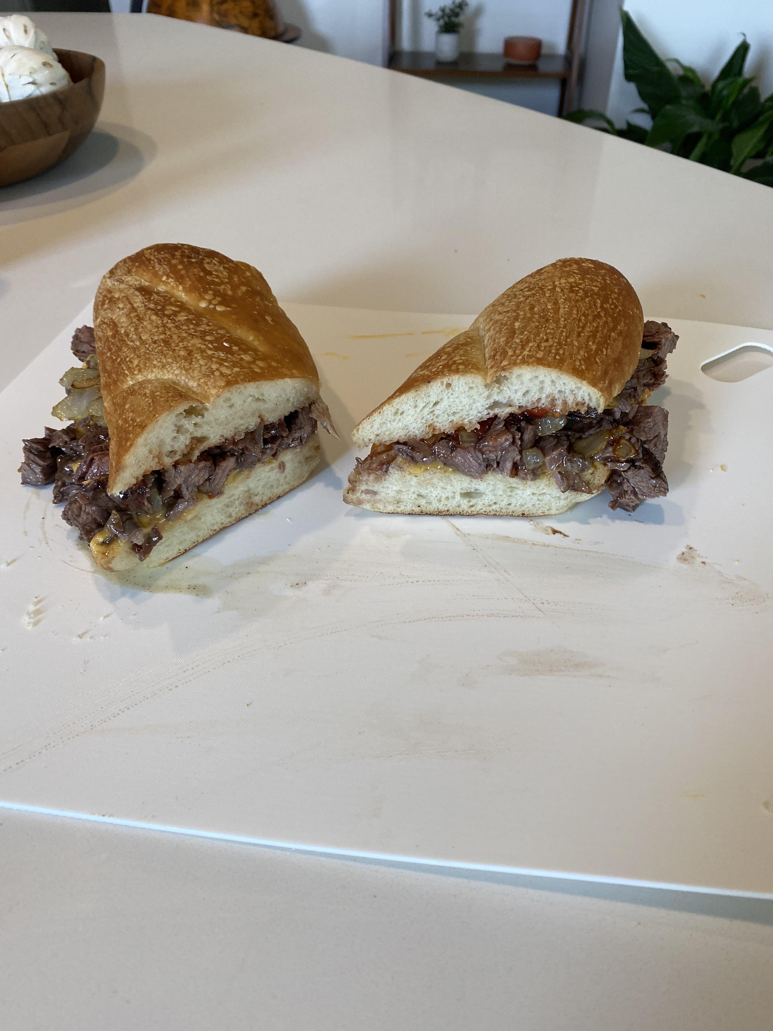 [Homemade] Philly cheesesteak whiz wit | Scrolller