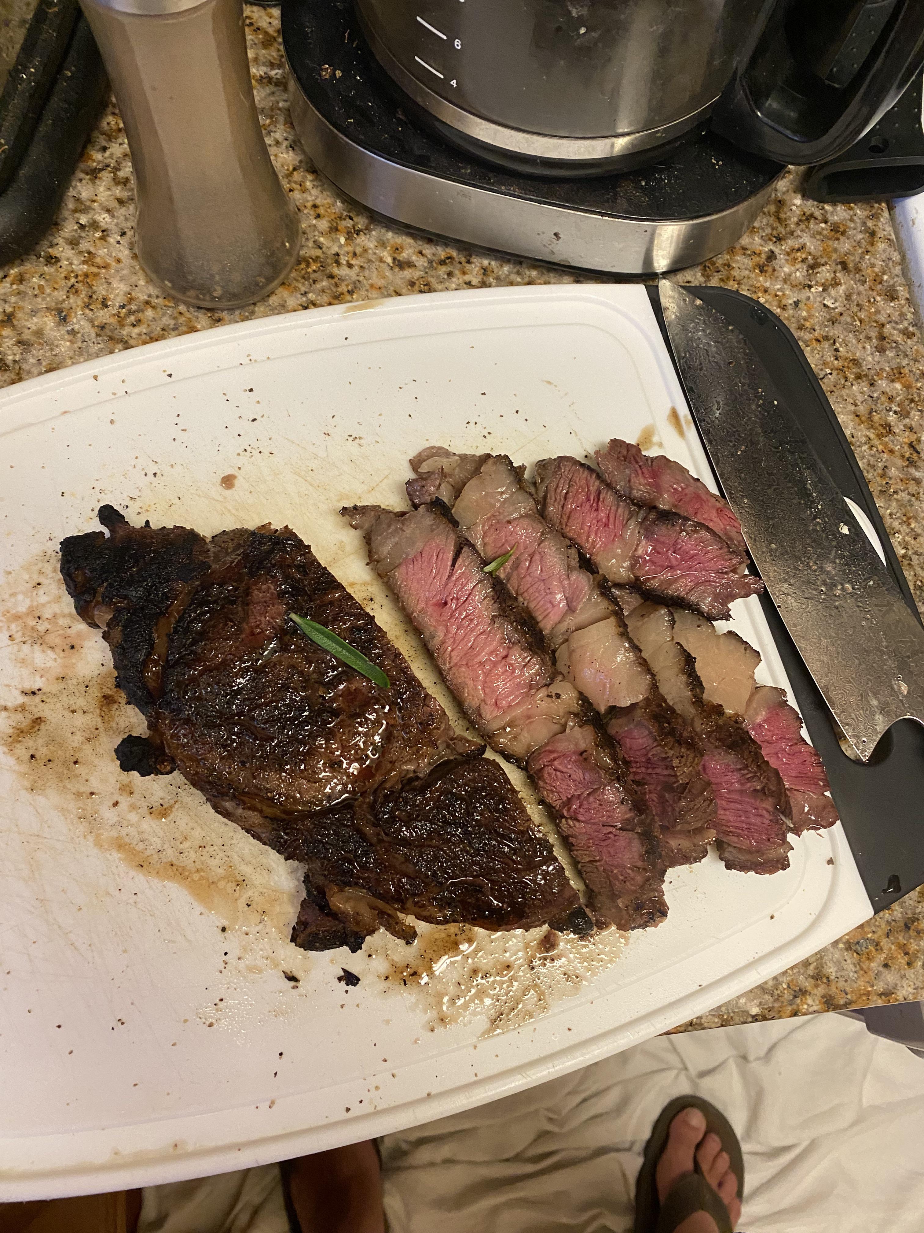 Ribeye with fat island, turned out amazing | Scrolller