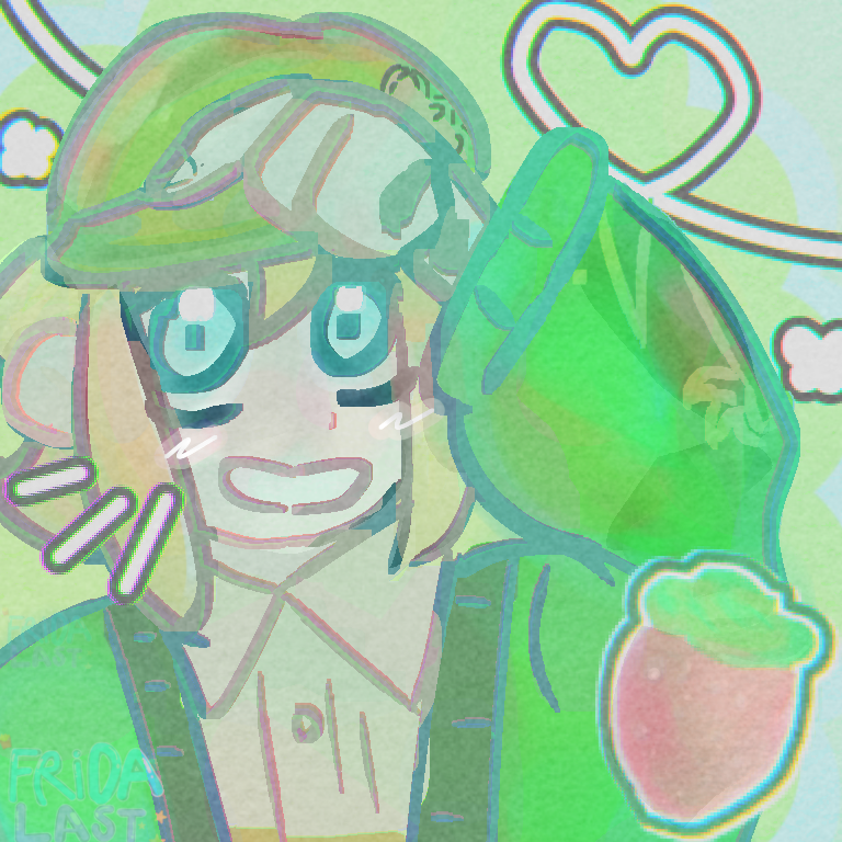 I made a drawing of Mari 🎹 & Basil 🌱 | Scrolller