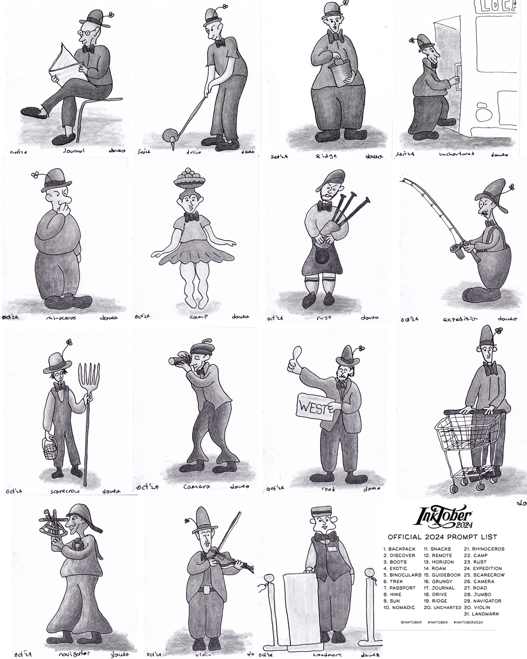 Inktober Completed! | Scrolller