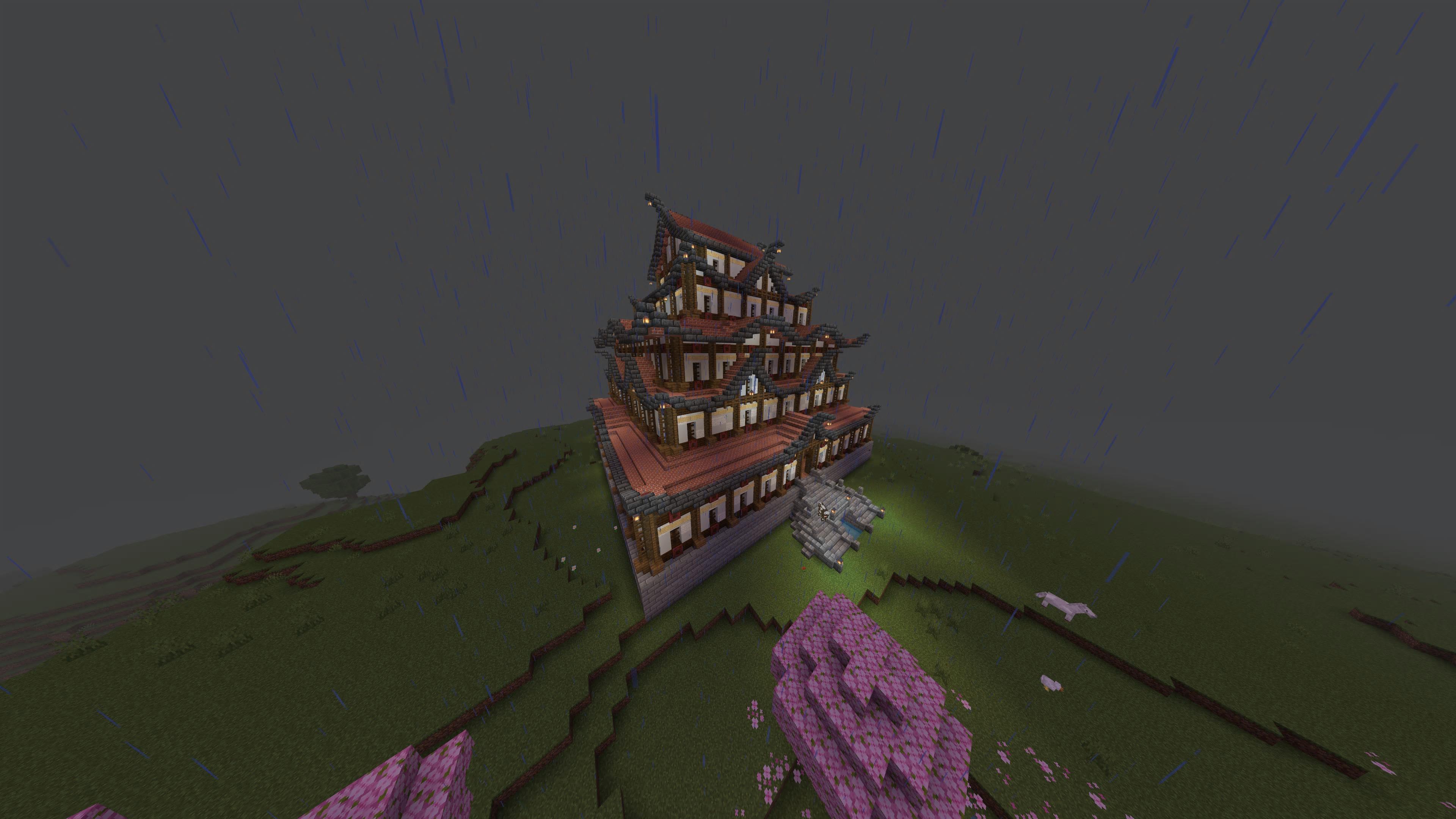 Medieval Japanese palace build | Scrolller