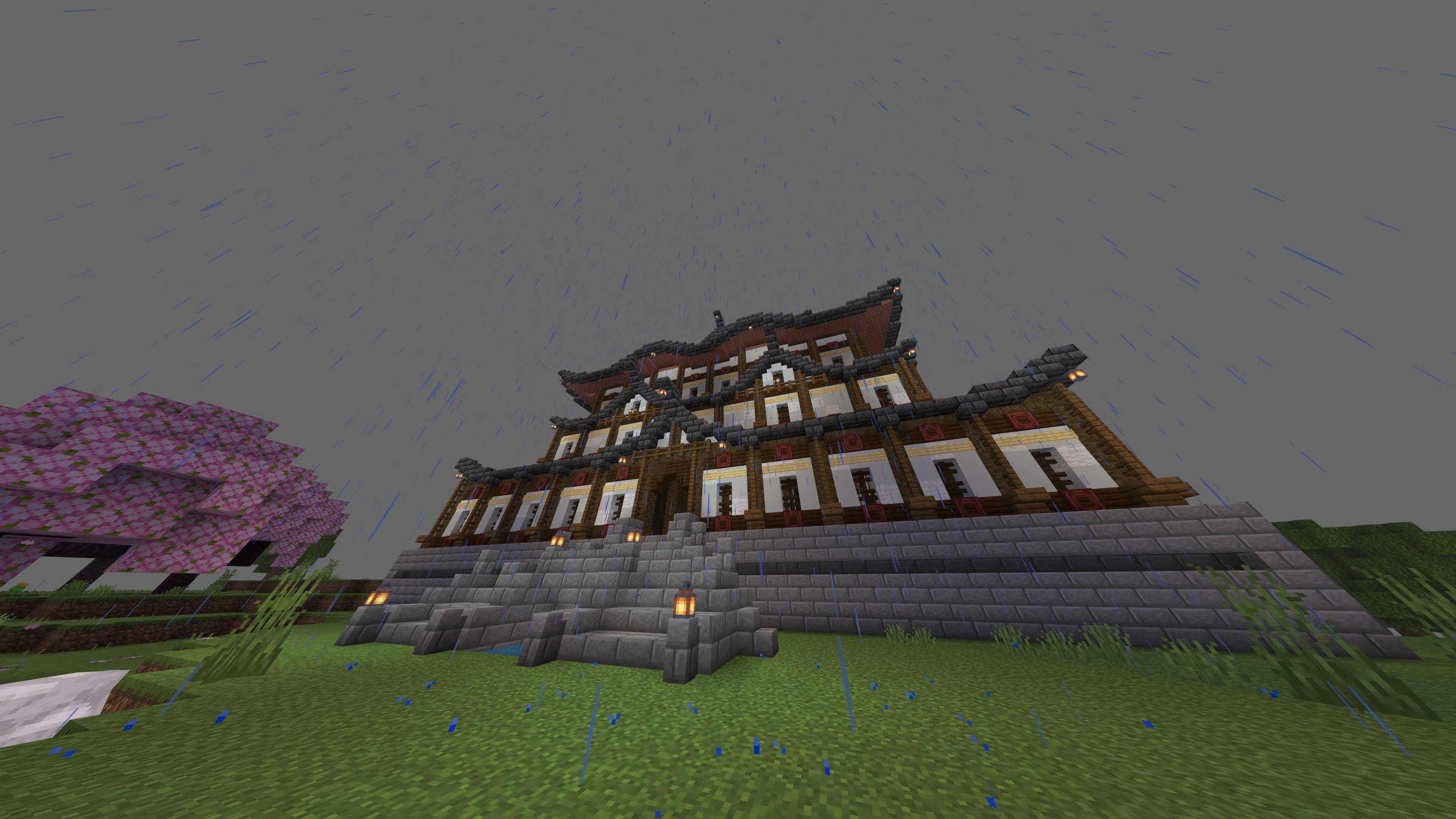 Medieval Japanese palace build | Scrolller