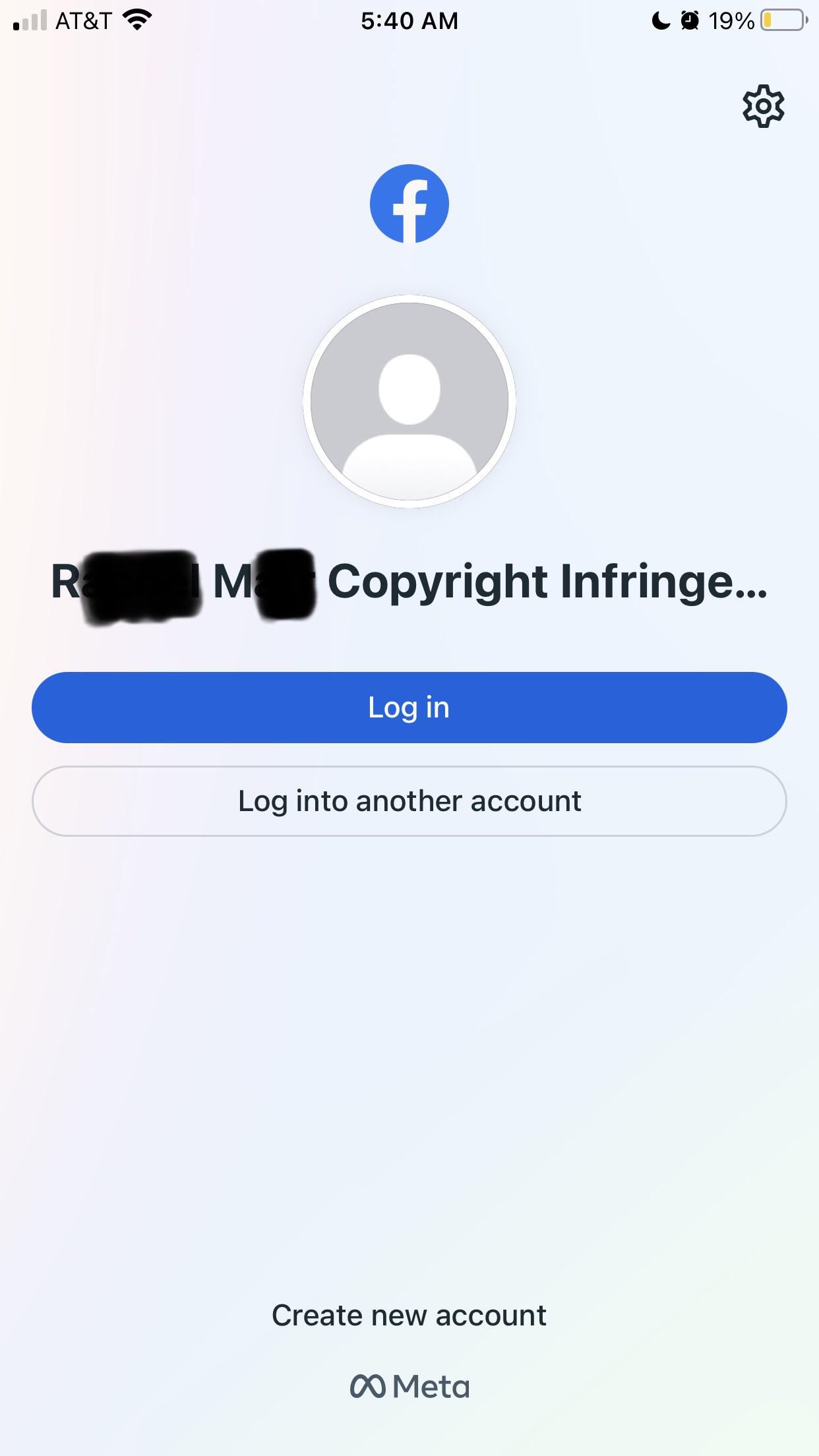 FB hacked then disabled for copyright infringement | Scrolller