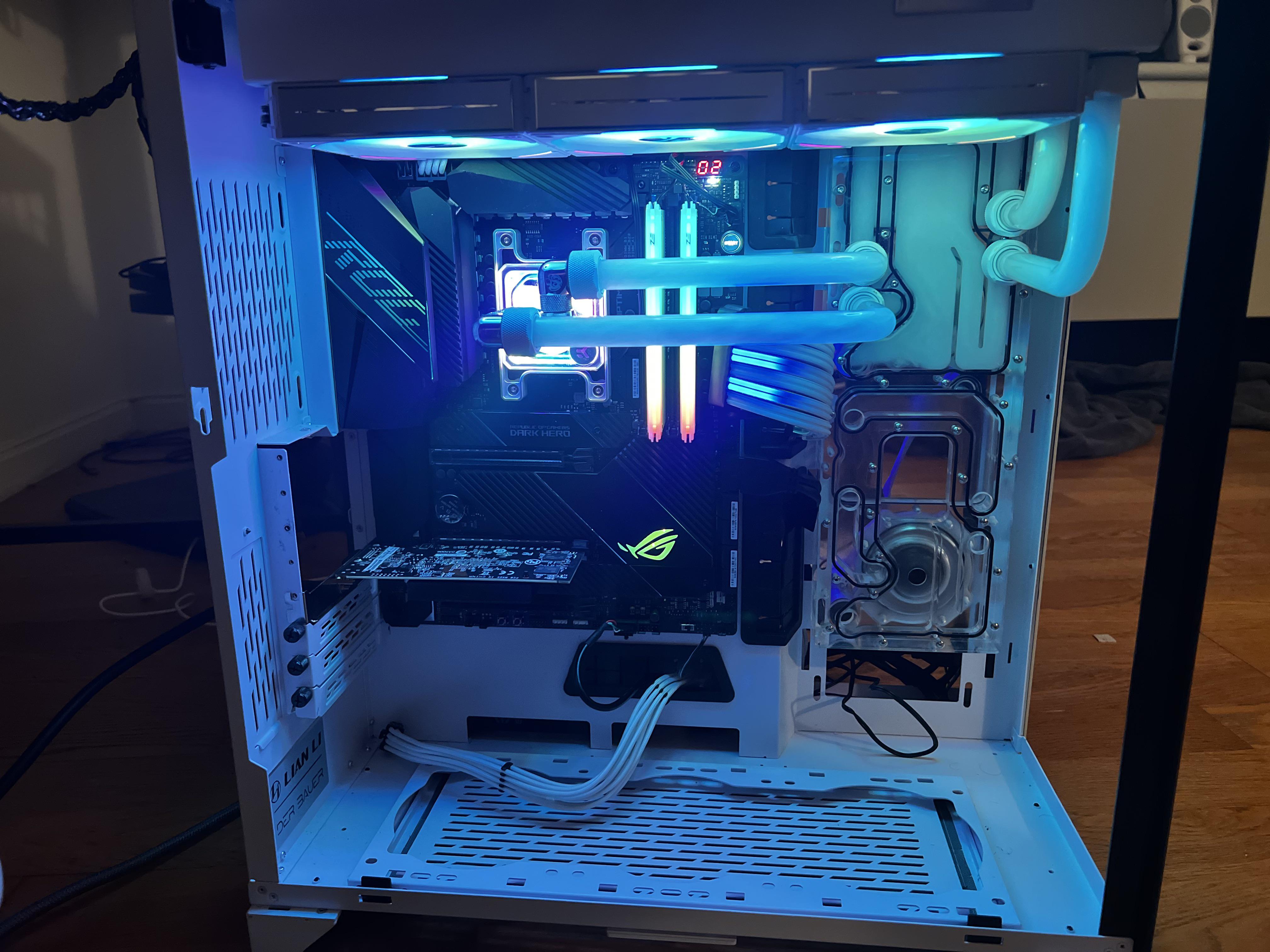 Discover more like Watercooling: 1/2 done, first time using hard tubes, learned a lot, wasted a ...