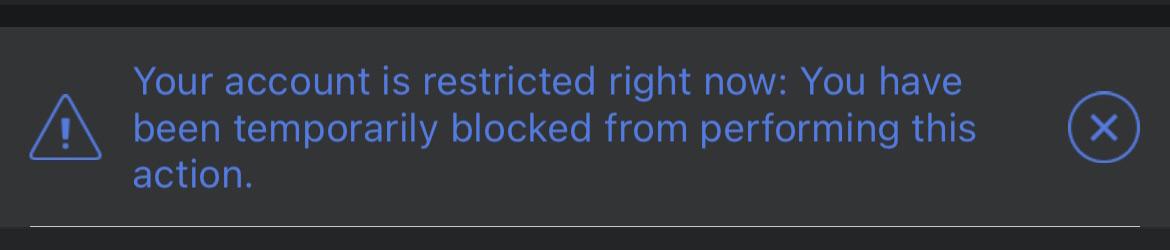 Account restricted for no reason? read captions for more | Scrolller
