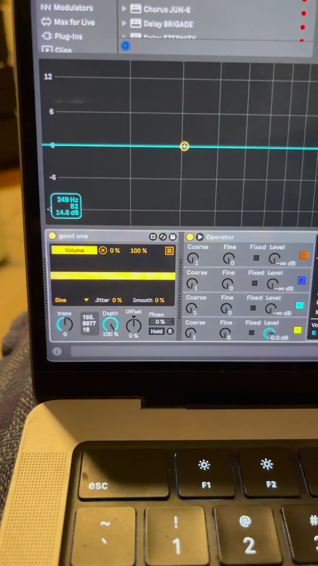 Question on issue with modulation | Scrolller