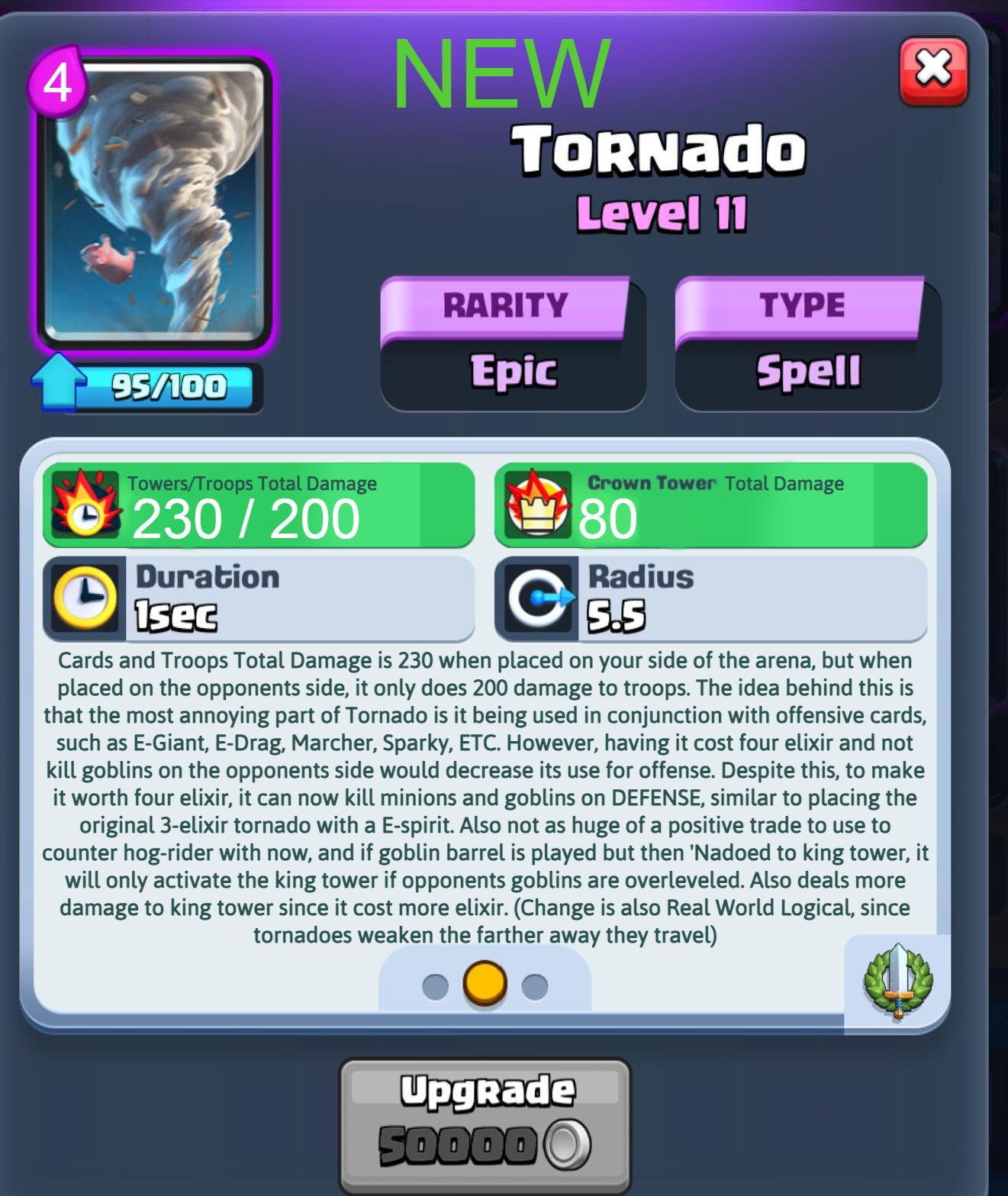 I tried to balance the Tornado, what do you guys think of my changes? | Scrolller