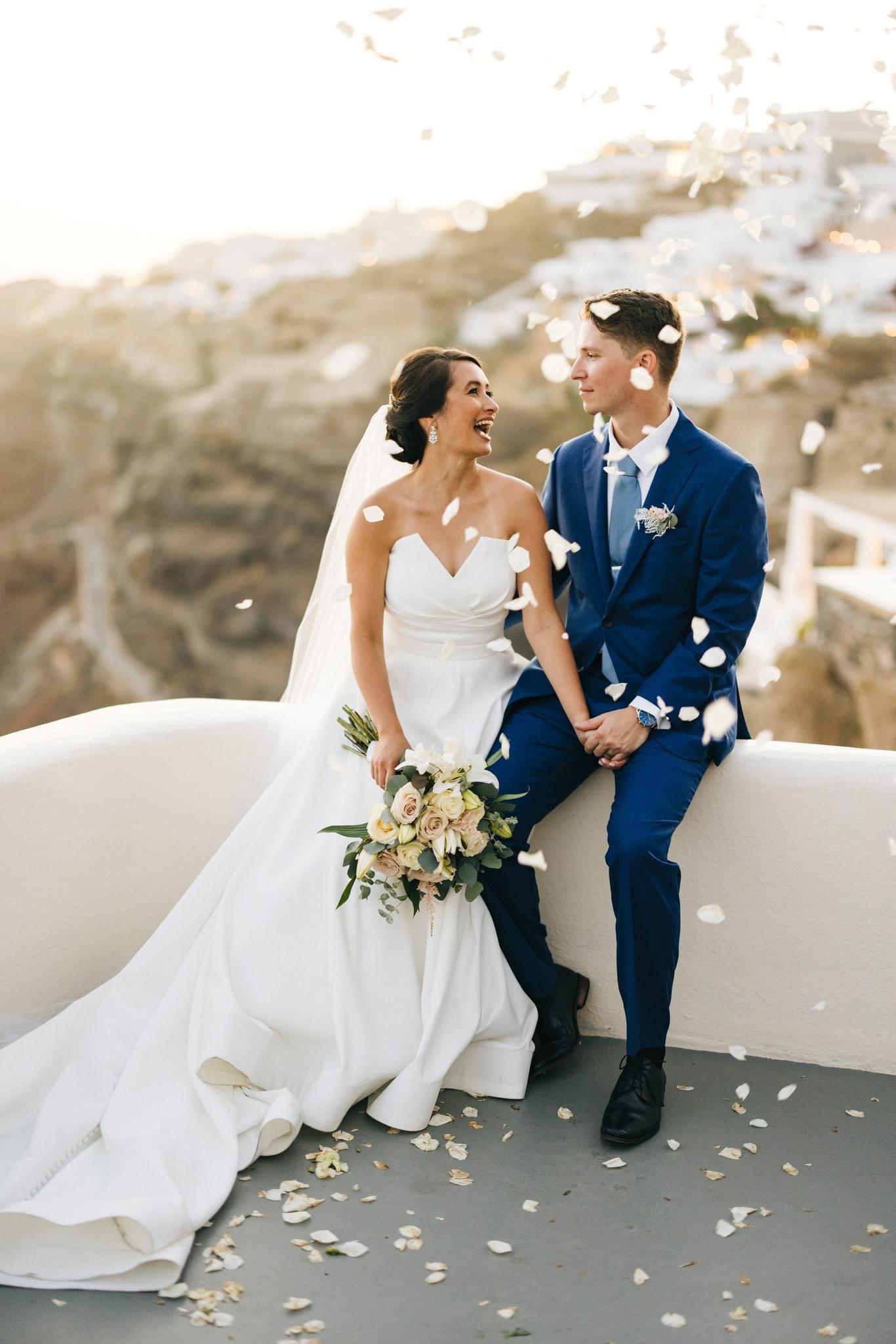 Our Santorini Wedding | Scrolller