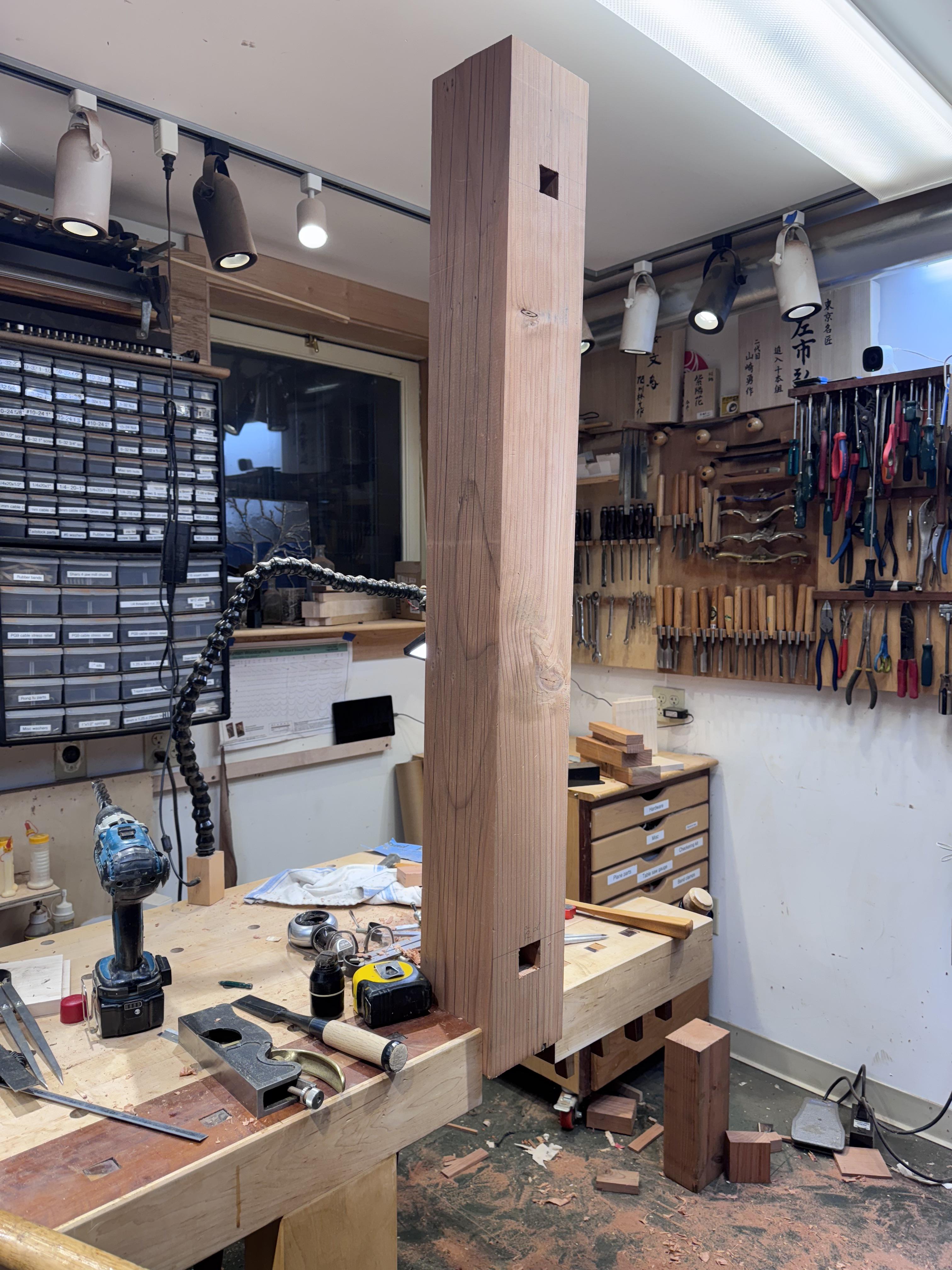 Timberframing/Japanese joinery with irregular beams | Scrolller