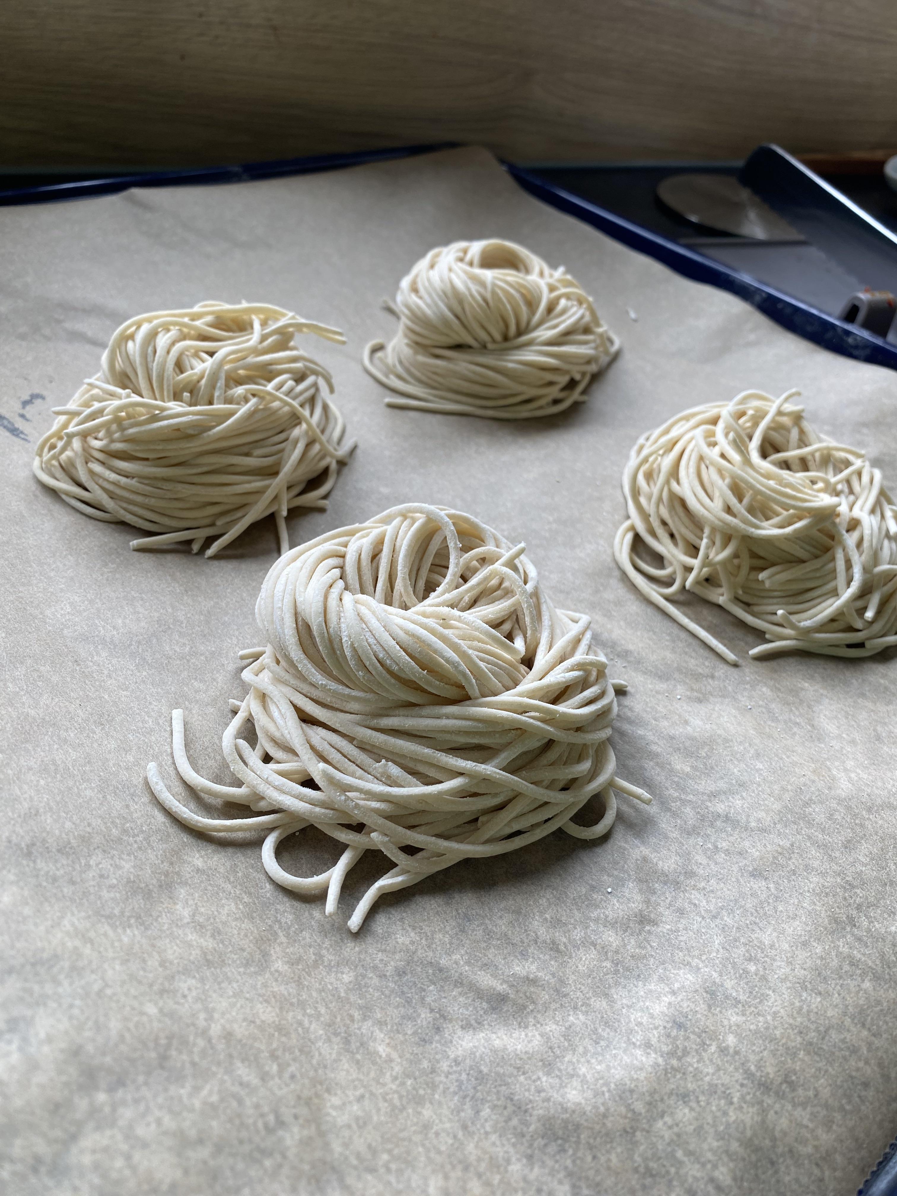 First attempt on homemade noodles | Scrolller