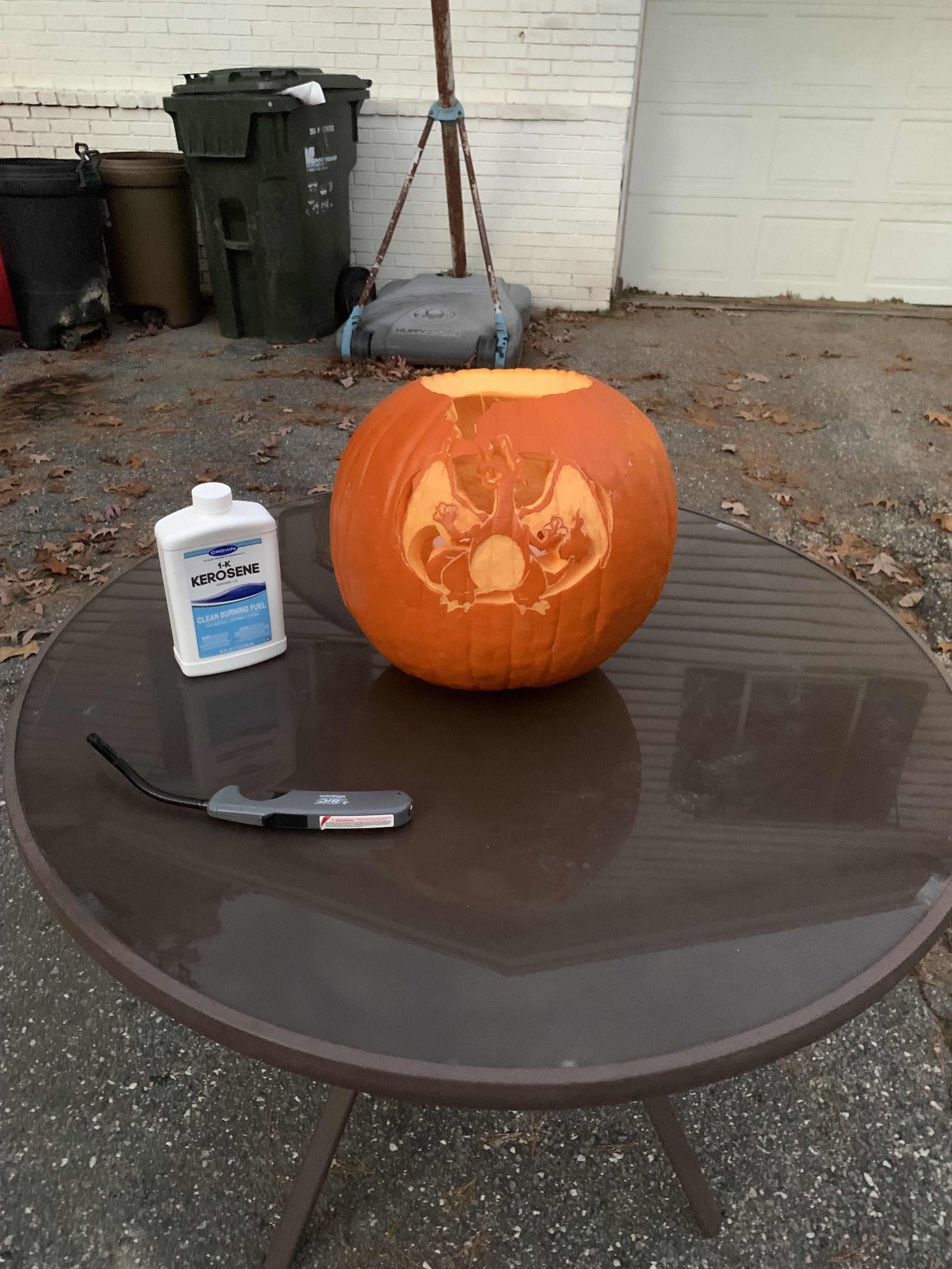 Blazing Charizard Jack O’ Lantern | Scrolller