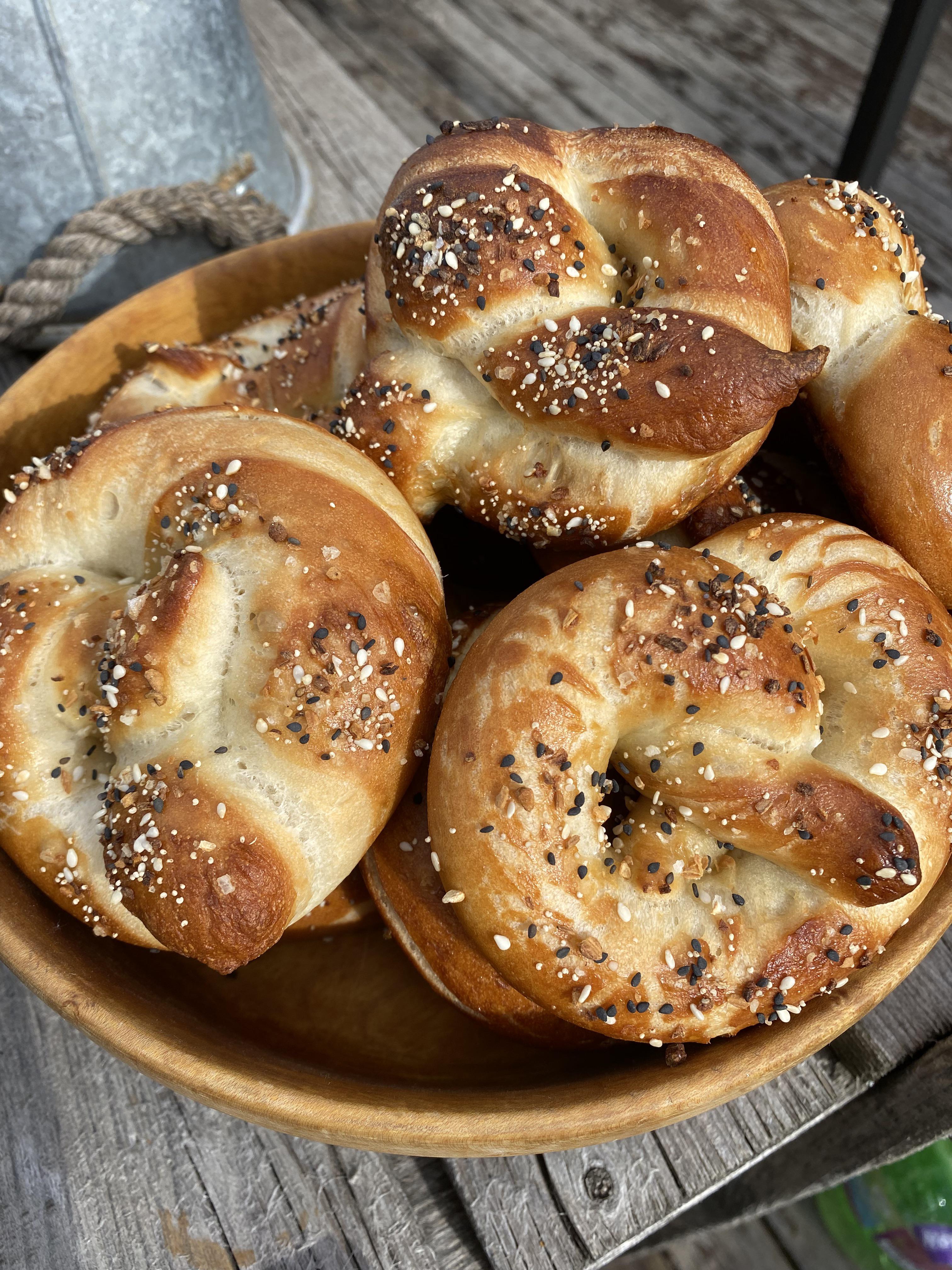 Pretzels and cinnamon raisin bread | Scrolller
